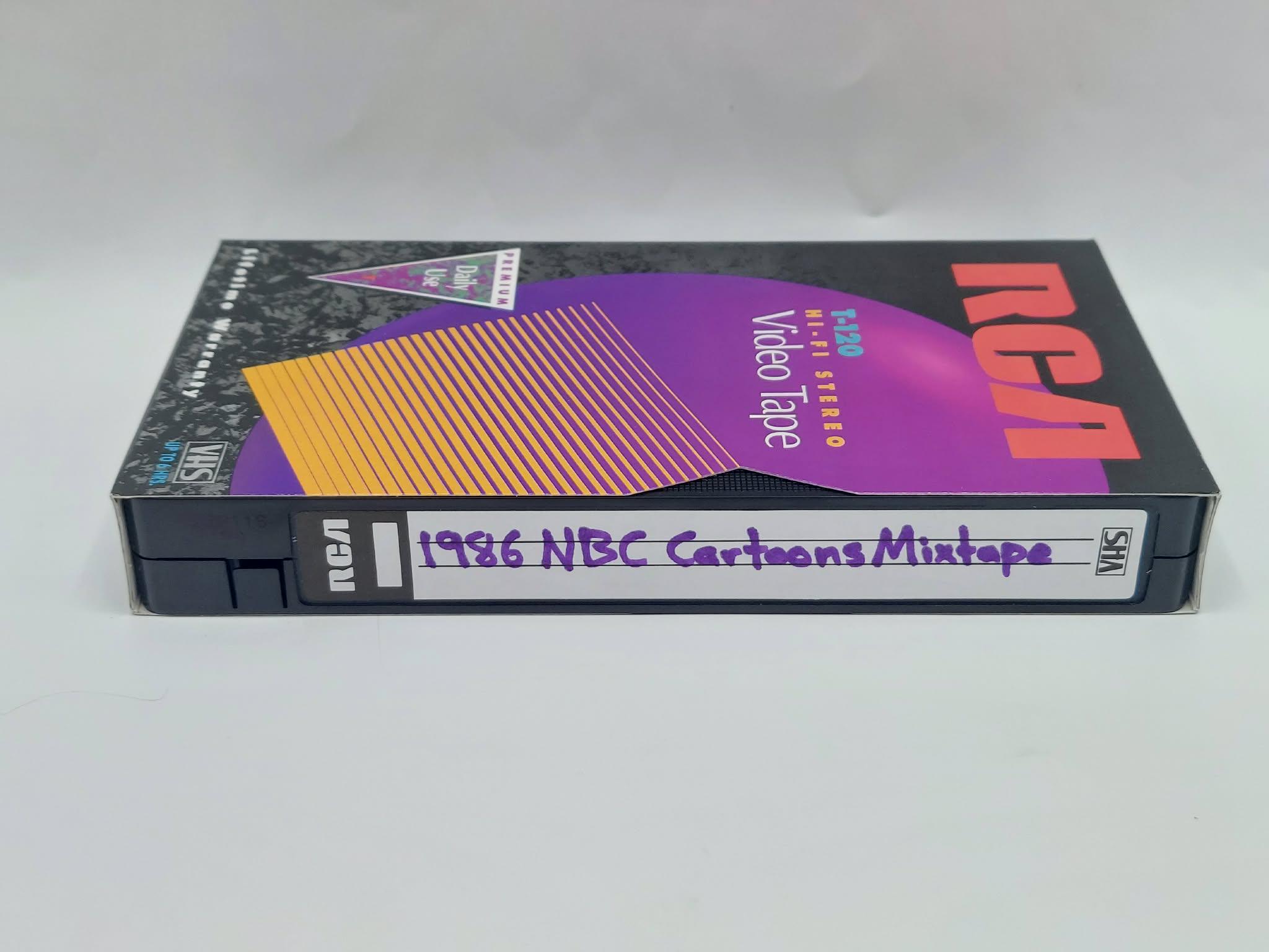 1986 NBC Saturday Morning Cartoons VHS Mixtape - Etsy