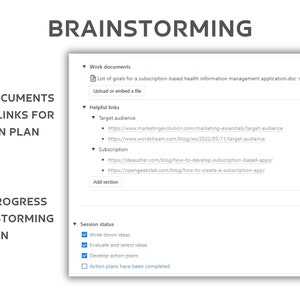 Notion Template | Notion Dashboard | Brainstorming | Brainstorm Template | Notion Template ...