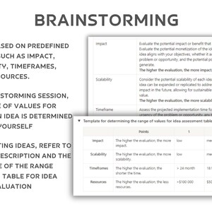 Notion Template | Notion Dashboard | Brainstorming | Brainstorm ...