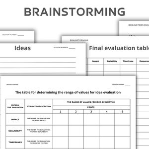 Notion Template | Notion Dashboard | Brainstorming | Brainstorm ...