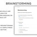 Notion Template Notion Dashboard Brainstorming Brainstorm Template ...