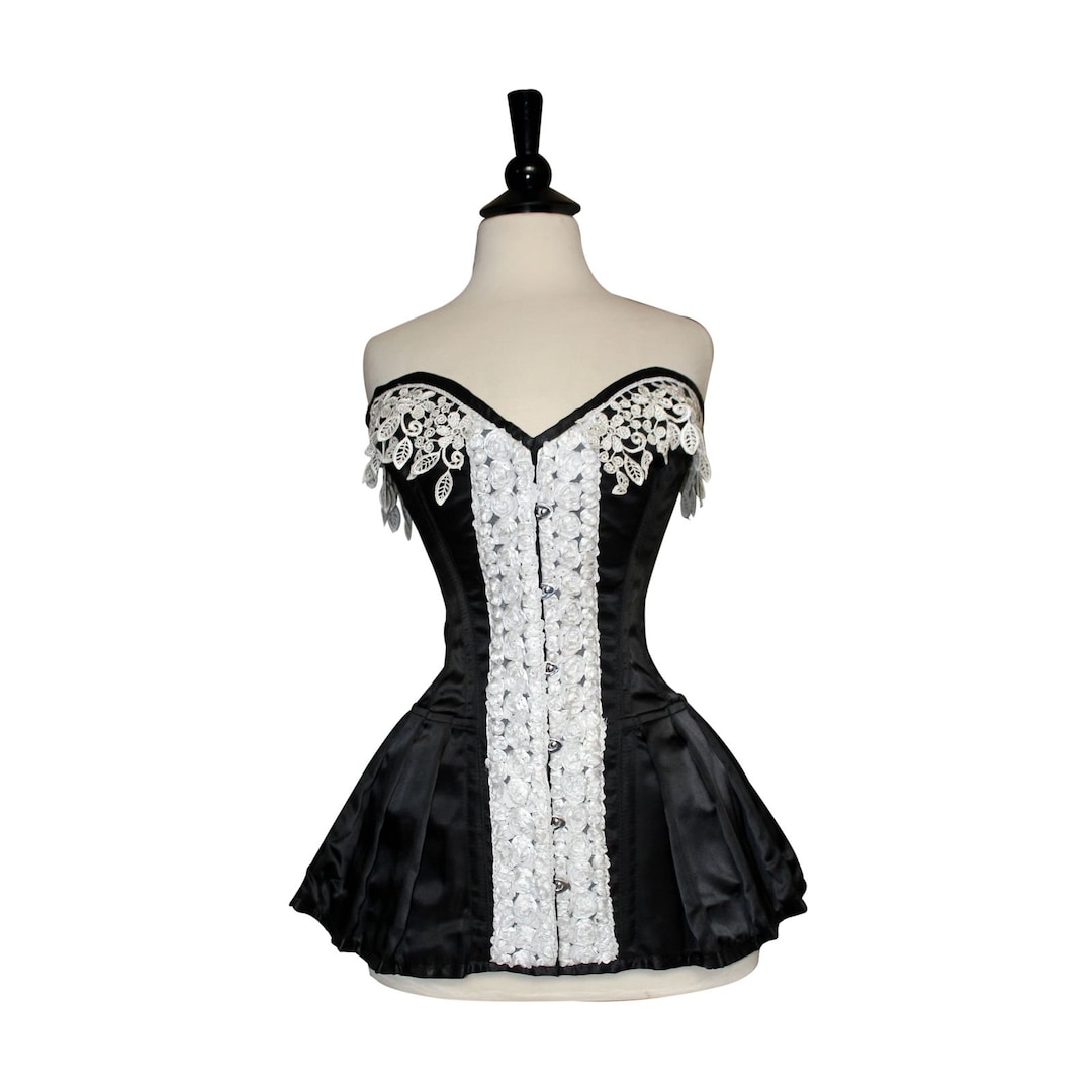 Satin Comfort Corset: Timeless Elegance and Support Reinforced - Etsy