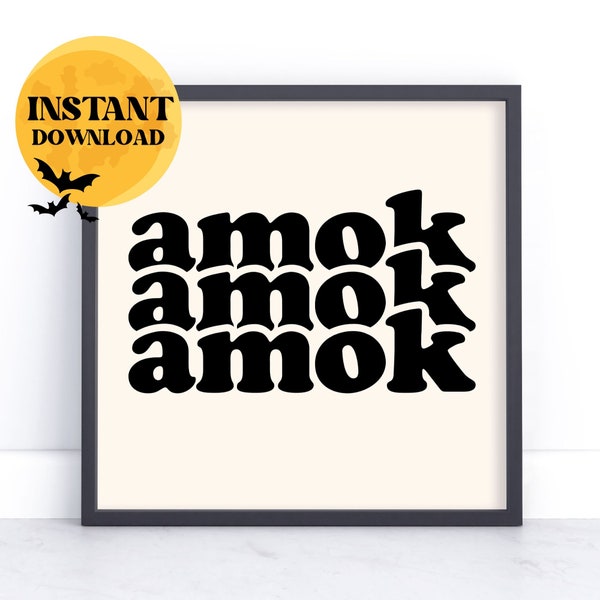 Amok - Etsy