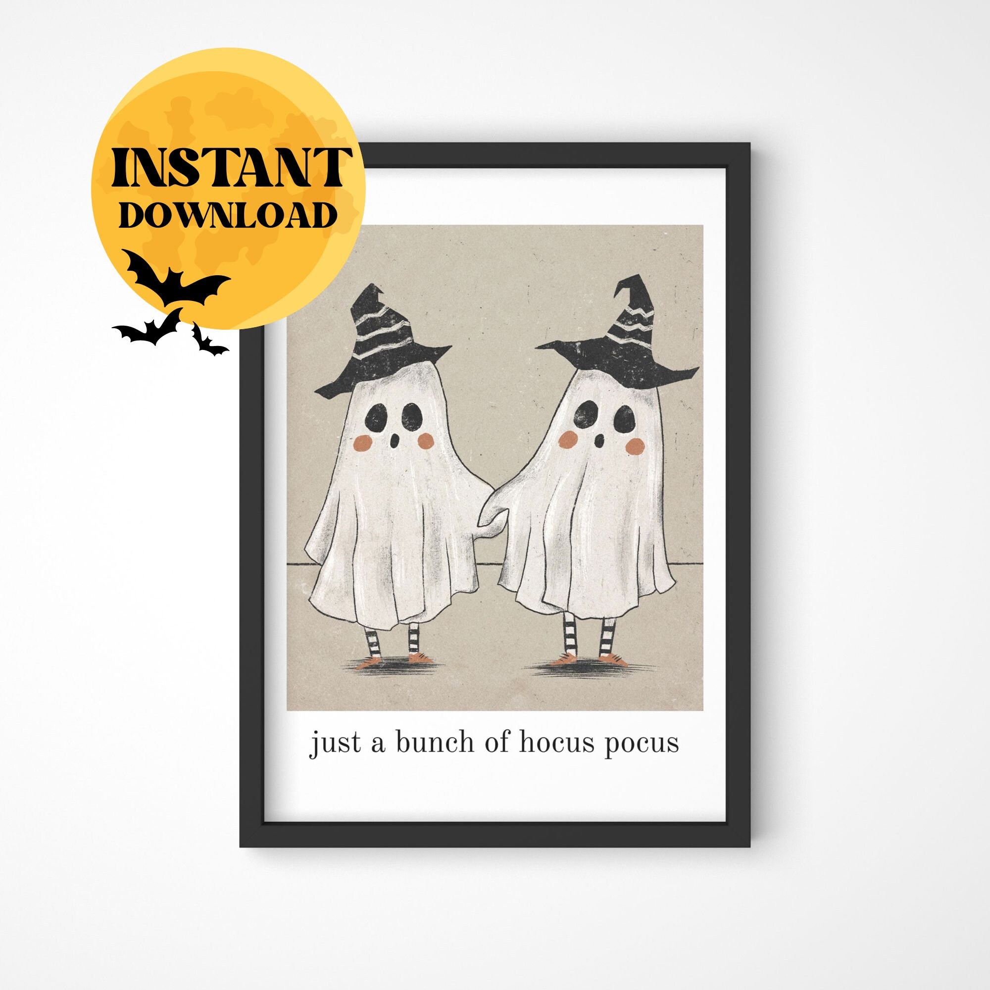 Just A Bunch of Hocus Pocus Wall Art Halloween Printable - Etsy