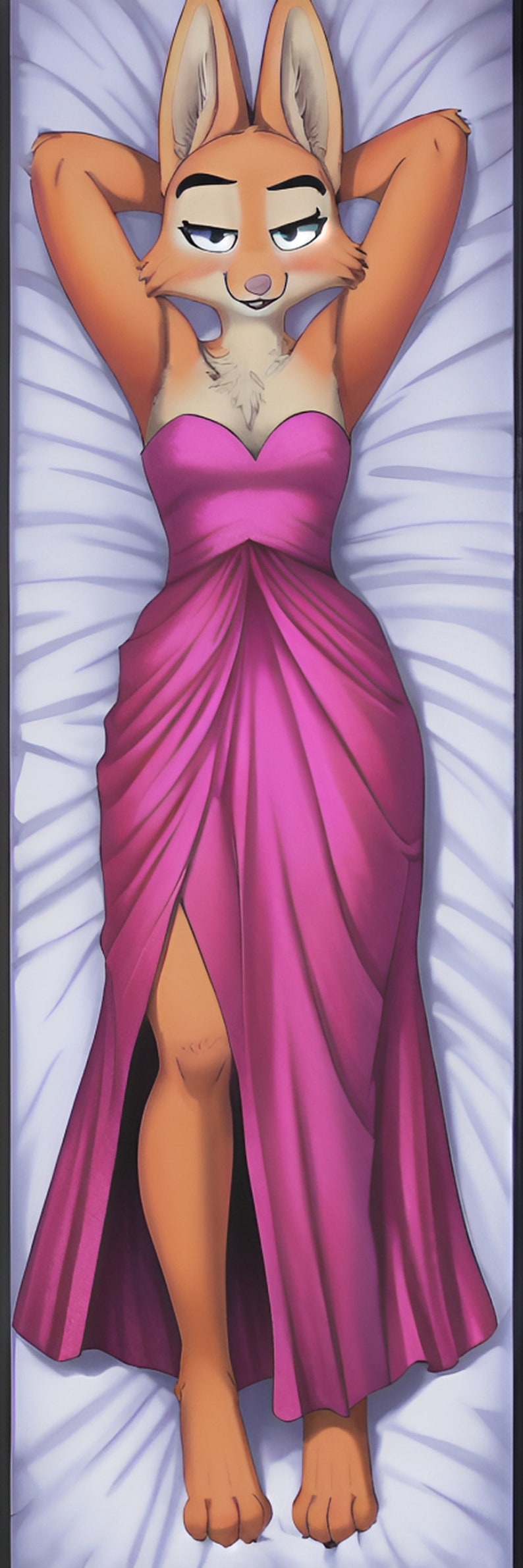 Diane Foxington Body Pillow Case Dakimakura Furry Fox Soft Bad Guys Waifu Crimson Paw - Etsy