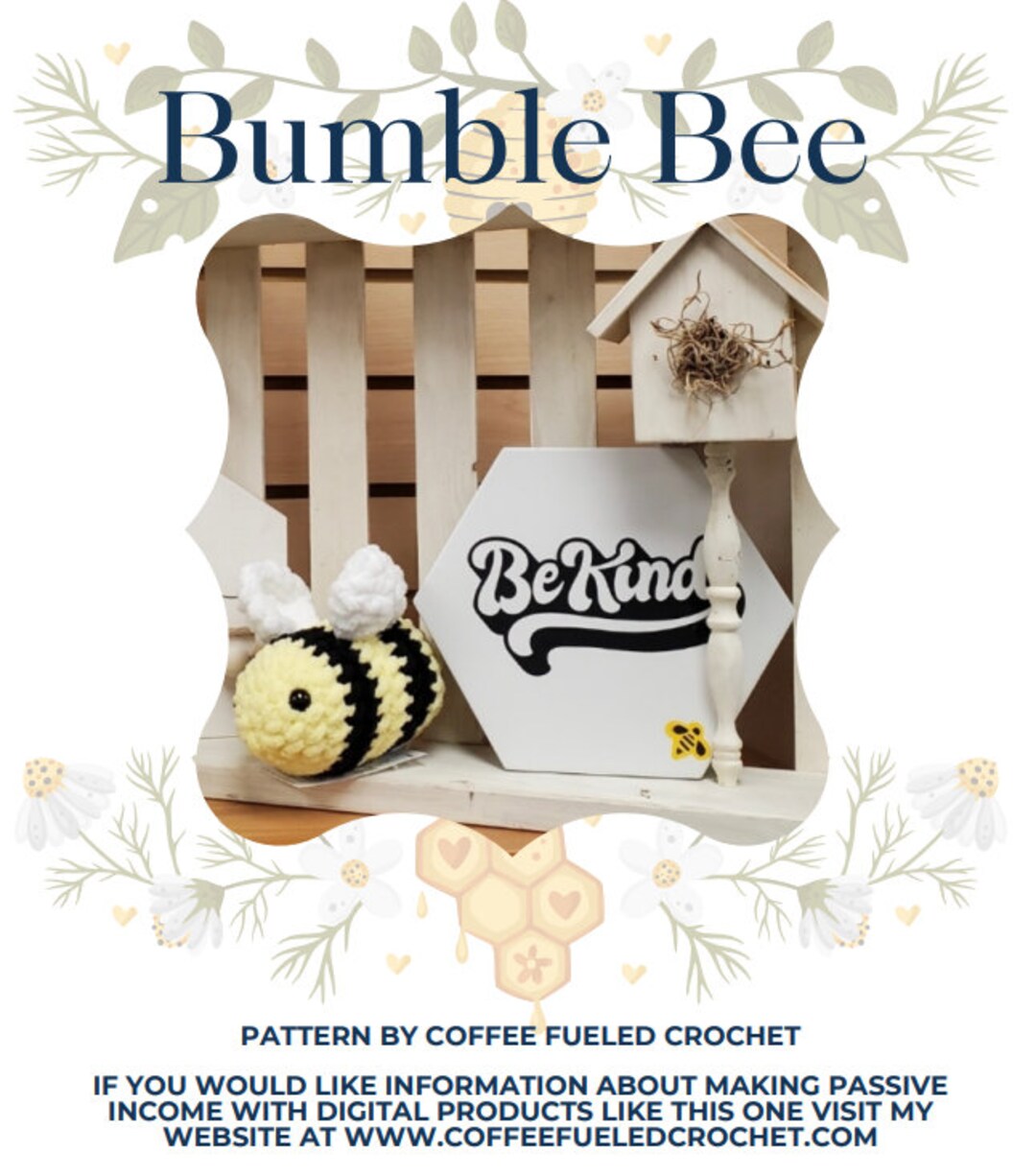 Bumble Bee Crochet PATTERN - Etsy