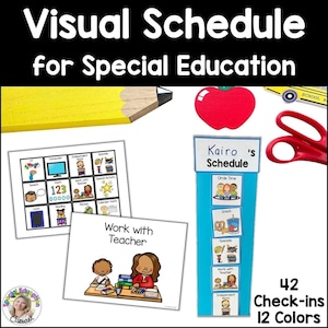 Visual Schedules for Special Education - Etsy