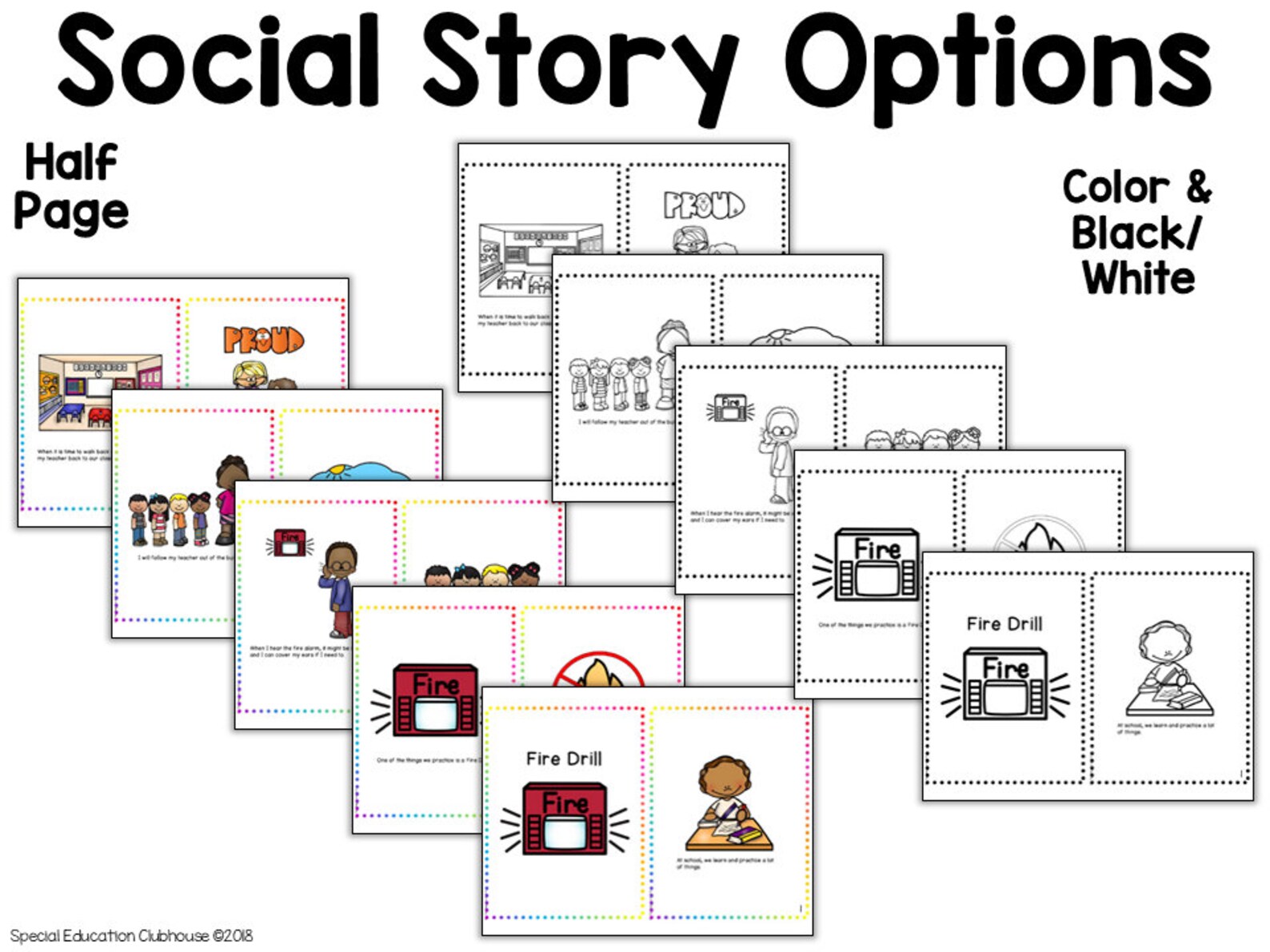 School Fire Drill Social Story | Digital Download | Social Story ...