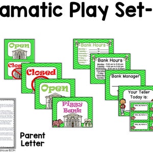 Bank Dramatic Play Center - Etsy