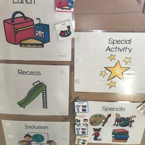 Visual Schedules for Special Education - Etsy