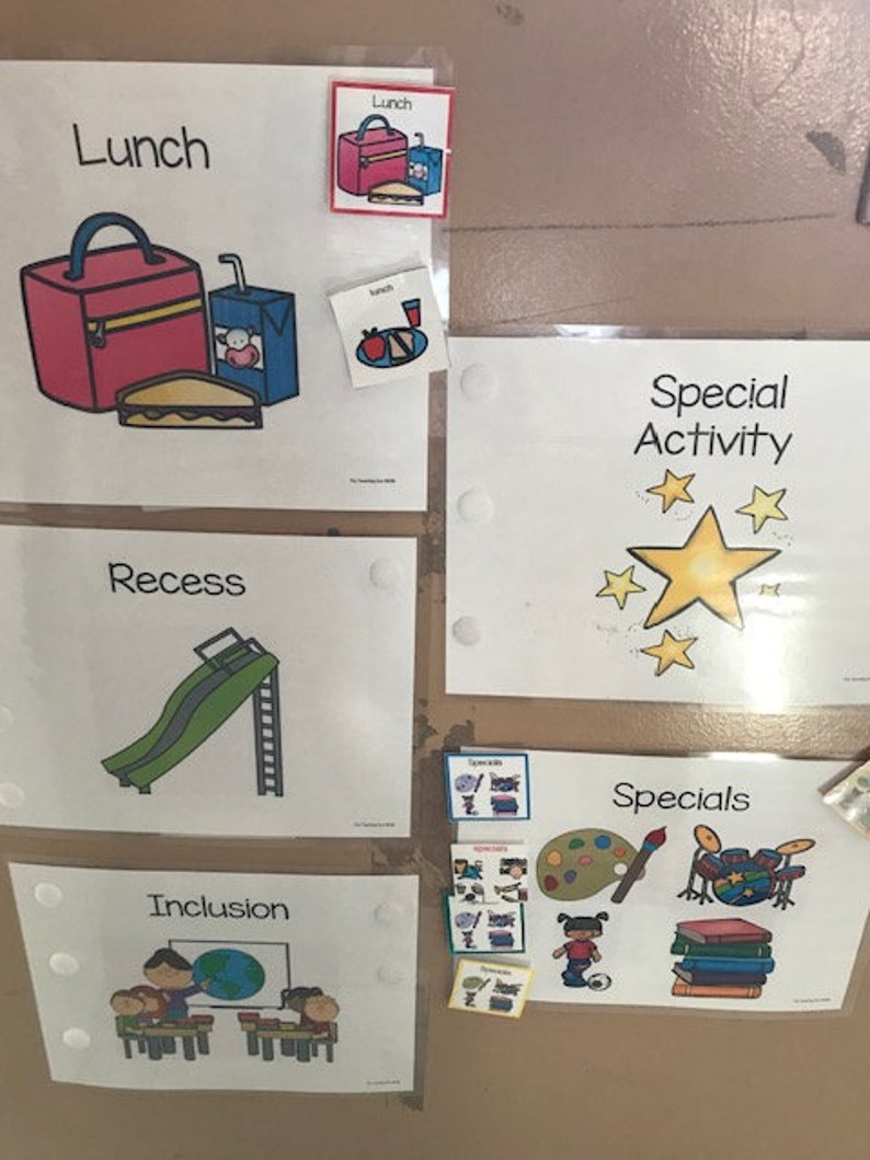 Visual Schedules for Special Education - Etsy