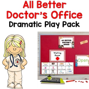 Dramatic Play Doctor's Office - Etsy