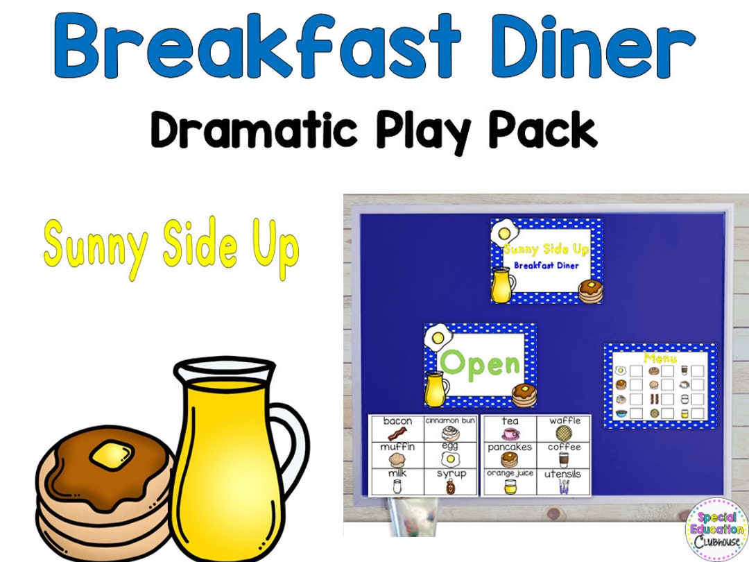 Breakfast Diner Dramatic Play Center - Etsy