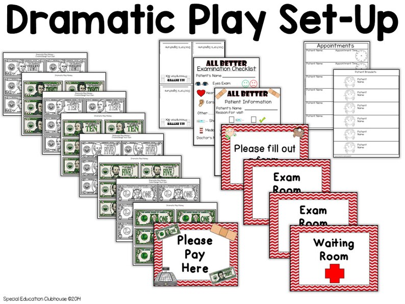 Dramatic Play Doctor's Office - Etsy