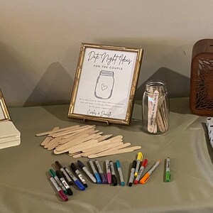 Editable - Date Night Jar Wedding Sign (digital Template) - Etsy