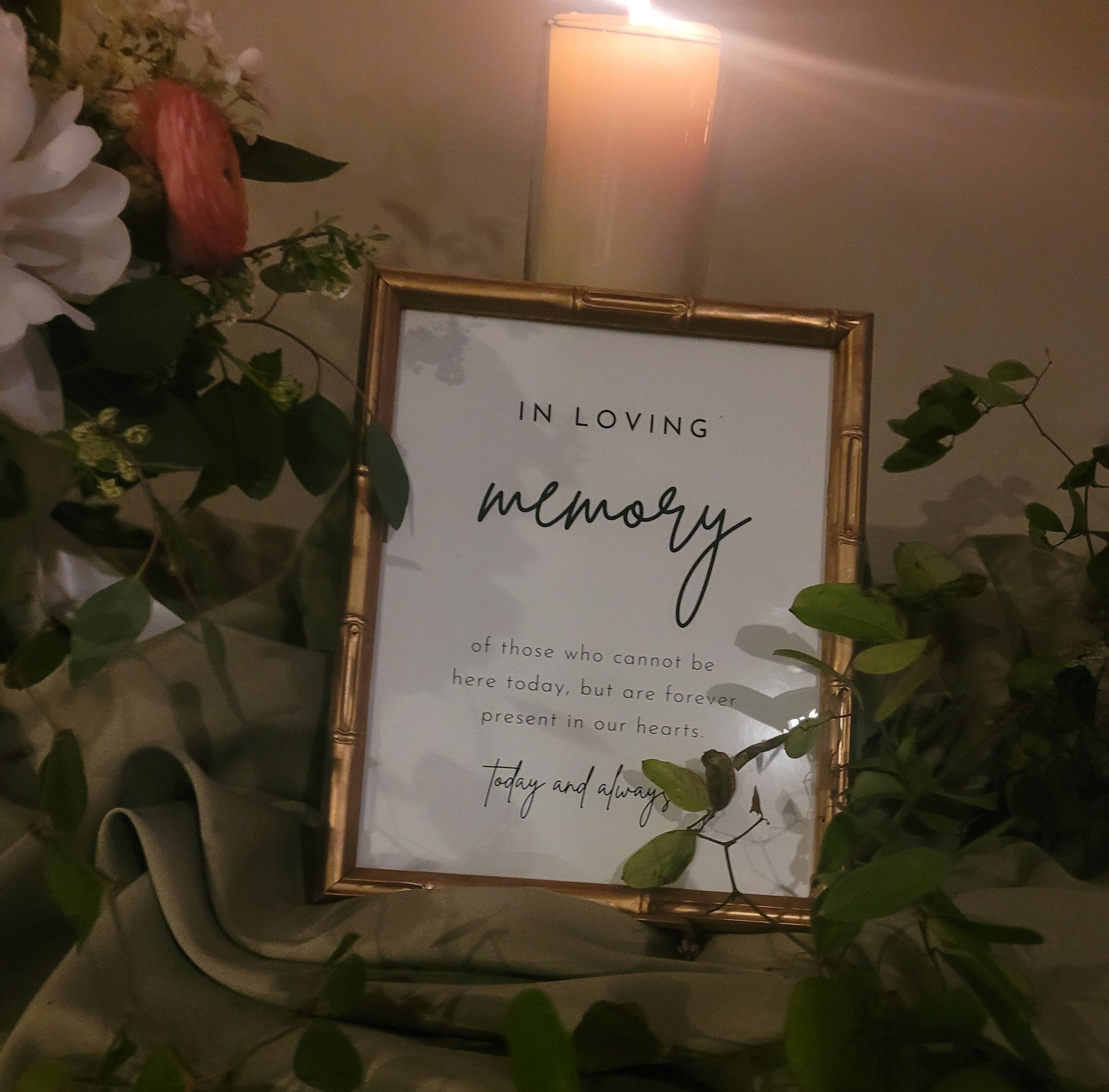 Editable - in Memory Wedding Decor Sign (digital Template) - Etsy Australia