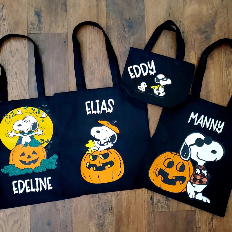Snoopy Tote Bags - Etsy
