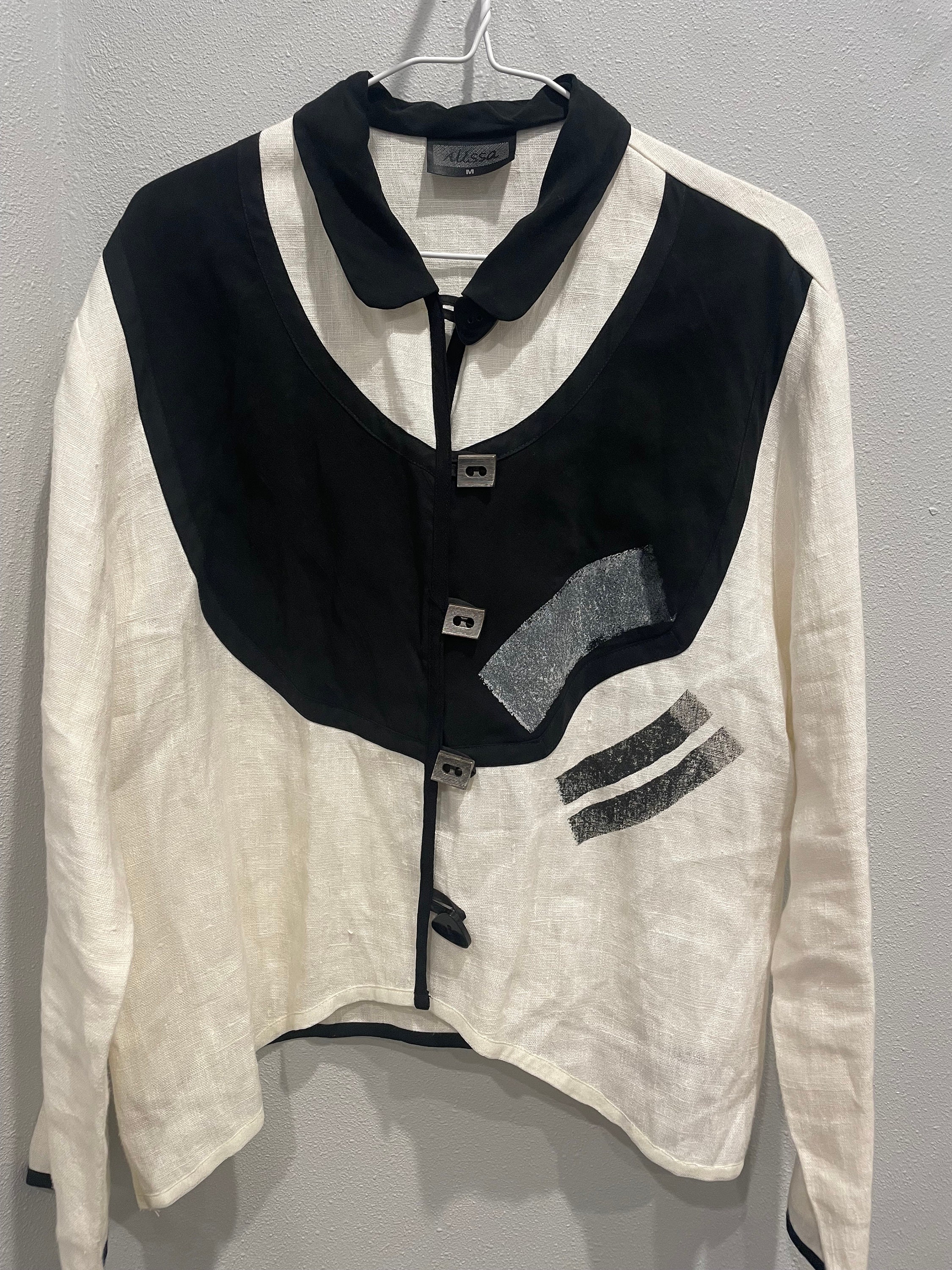 Vintage Linen Overblouse - Etsy