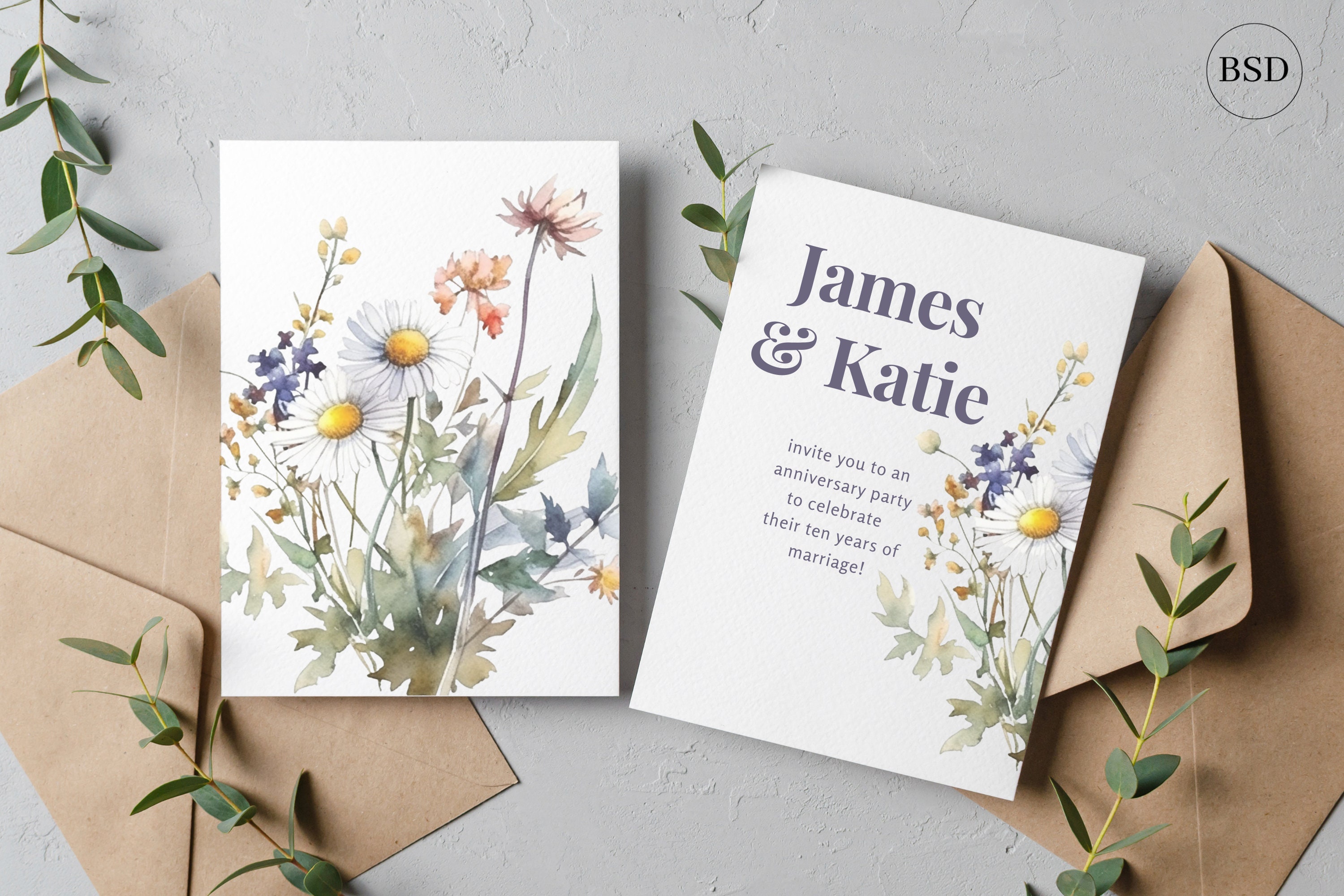 Wildflower Bundle Watercolor Clipart Botanical Wild Flower Clip Art ...