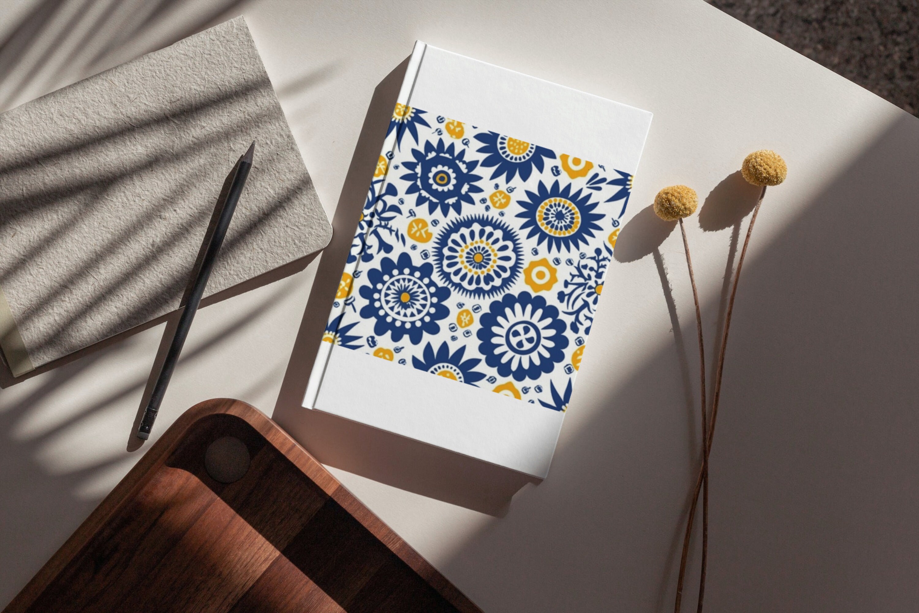 Modern Scandinavian Digital Papers Scandinavian Florals Commercial Use ...