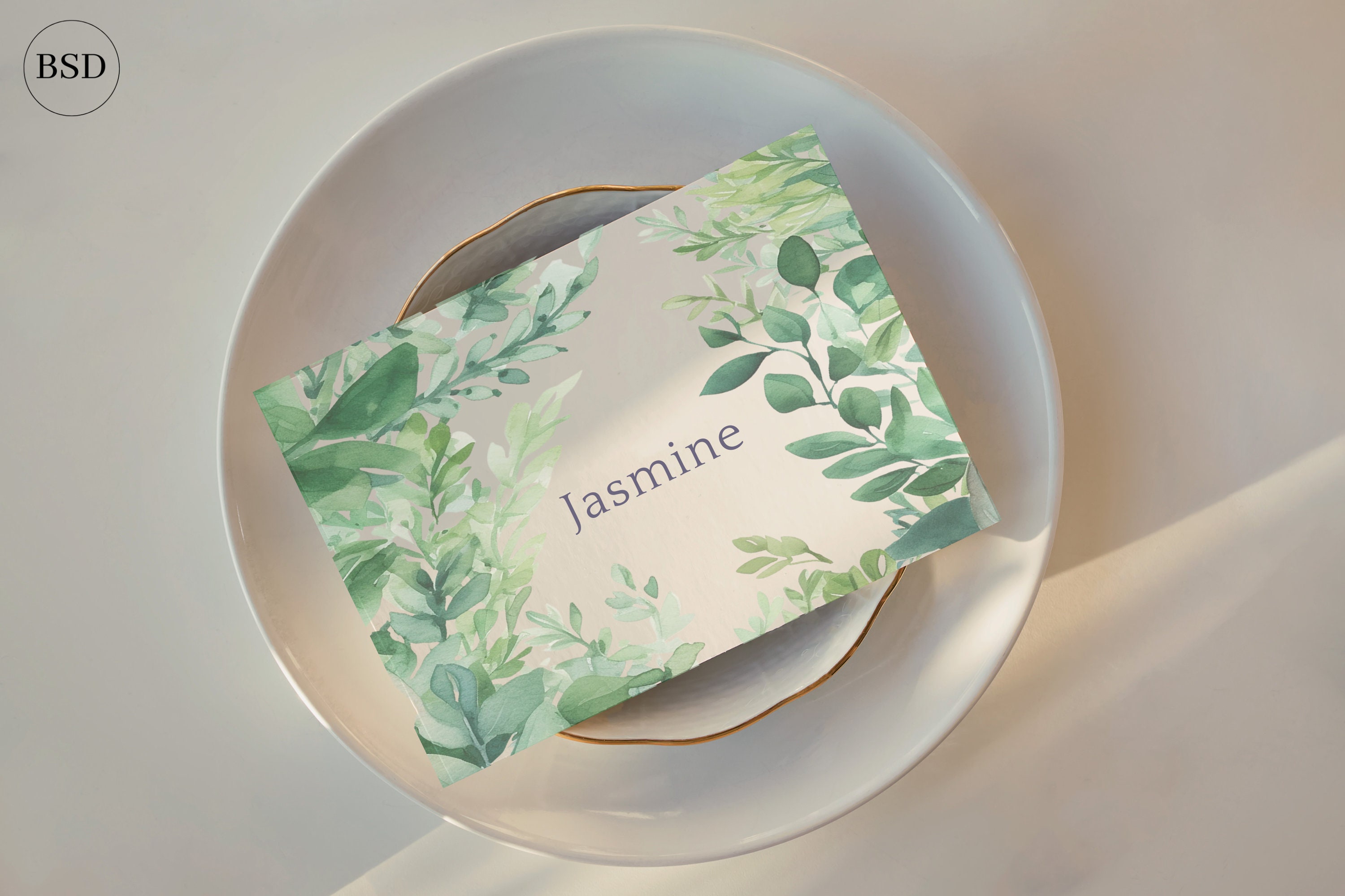 20 Foliage Watercolor Frames and Borders Botanical Greenery - Etsy