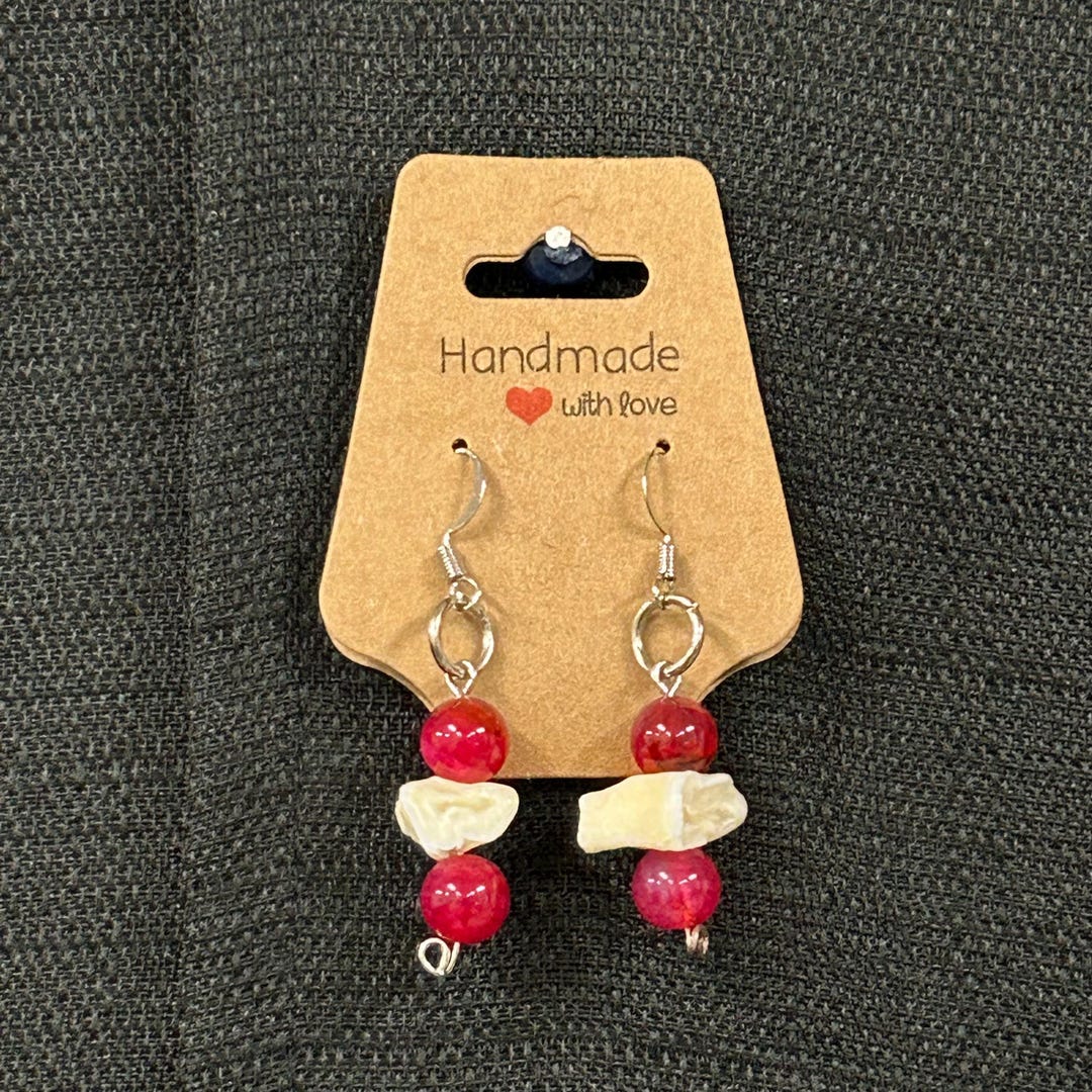Real Animal Tooth Earrings Beaver Silver Dangle Bead Molar Choose 1 - Etsy