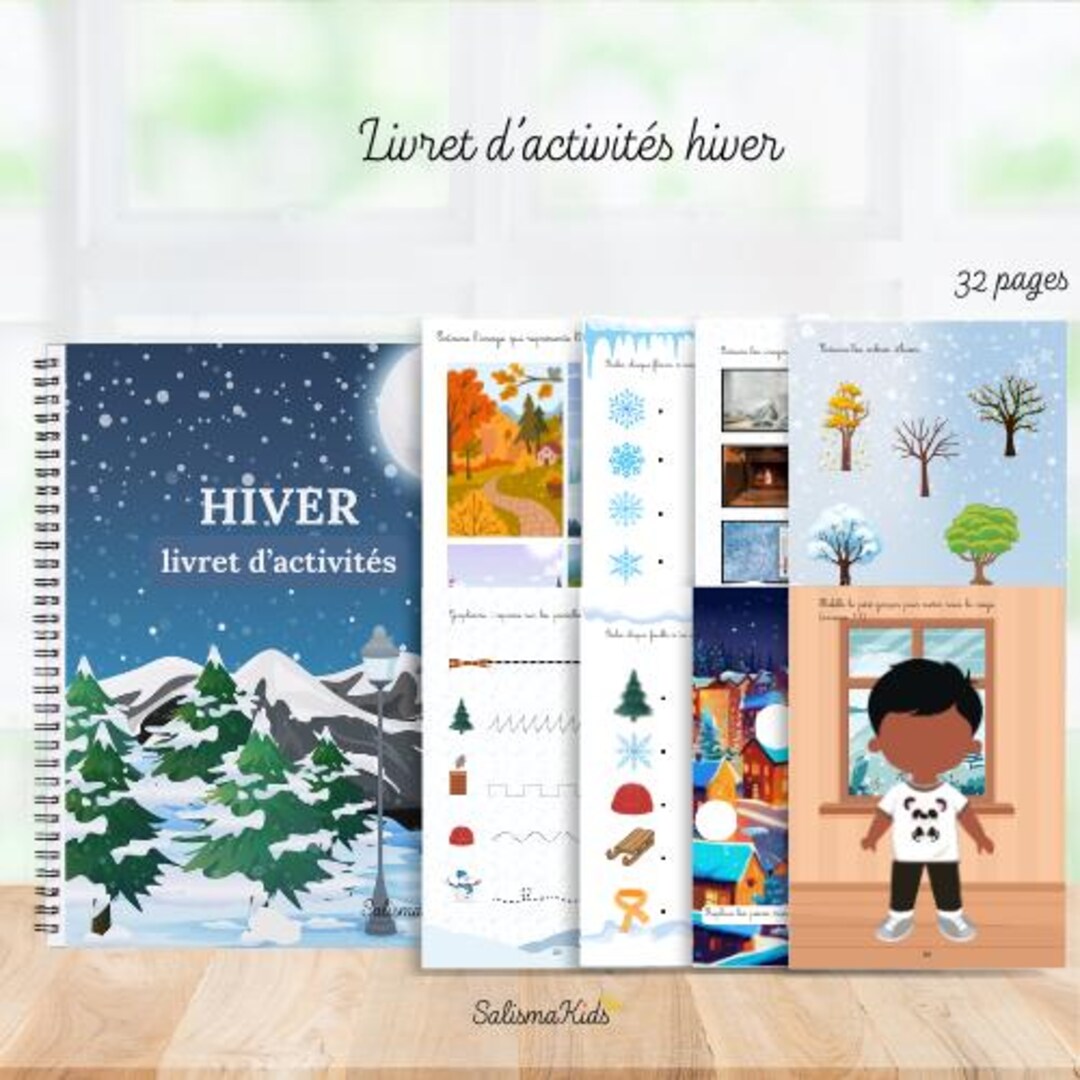 Winter Activity Booklet - Etsy