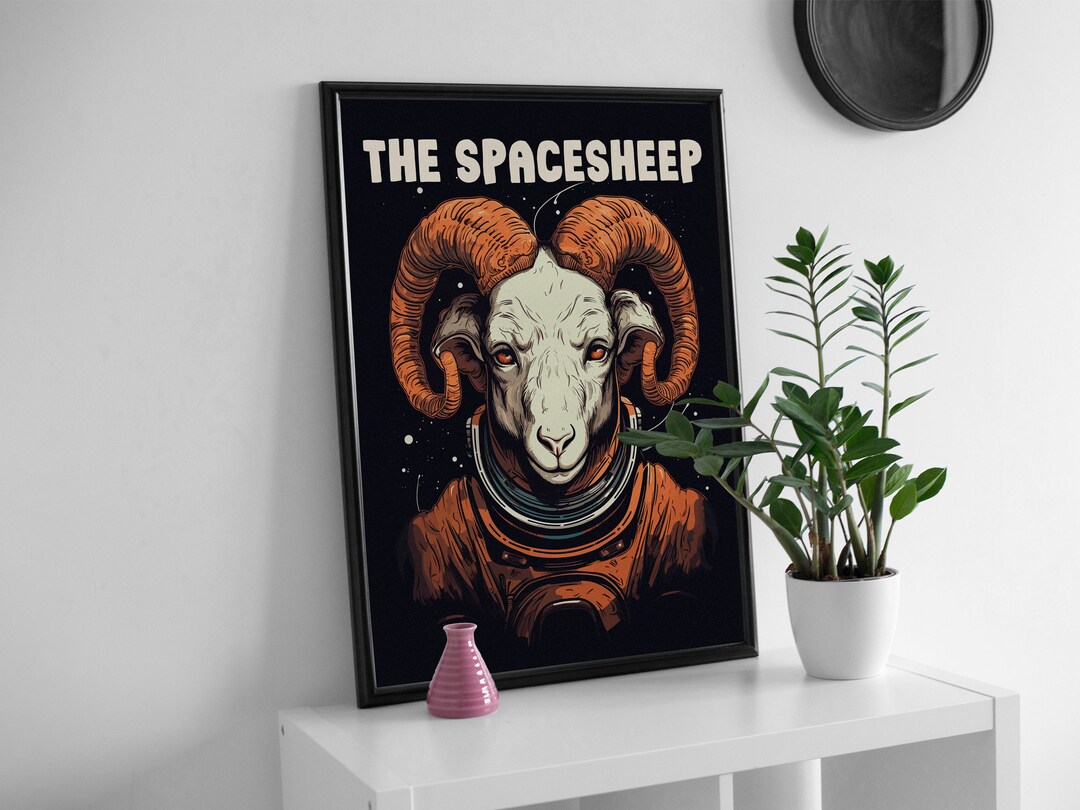 Spaceship, Space Theme Poster, Futuristic Digital Art, Print Out ...