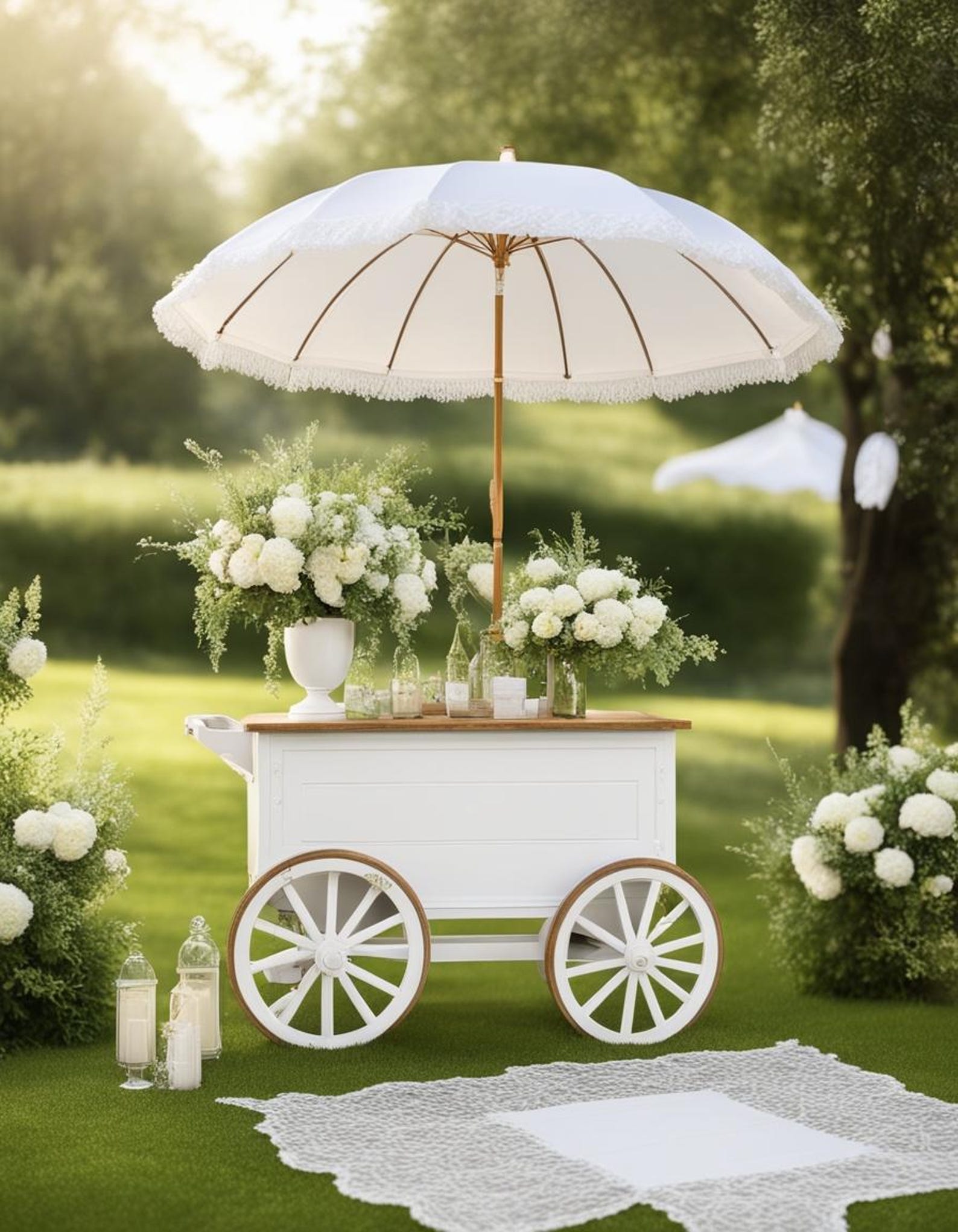 Lemonade / Bar Stand - Cart With Wheels Building Instructions, Metric ...