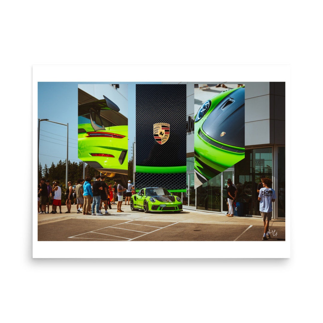 Porsche GT3 RS Poster: Supercar Racing Automotive Print - Etsy