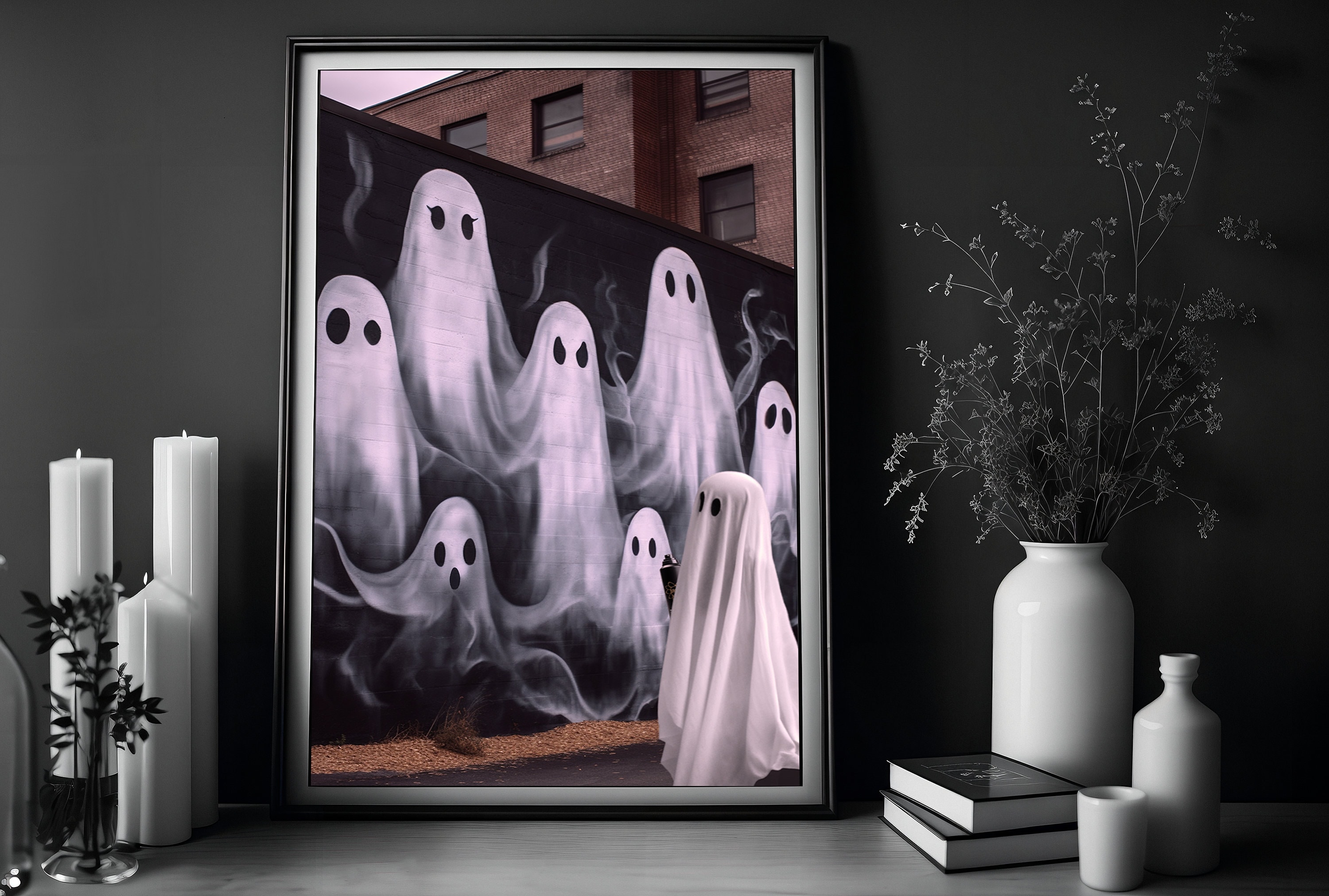 Ghost Graffiti Artist Poster, Ghost Wall Art, Ghost Home Décor, Cool ...