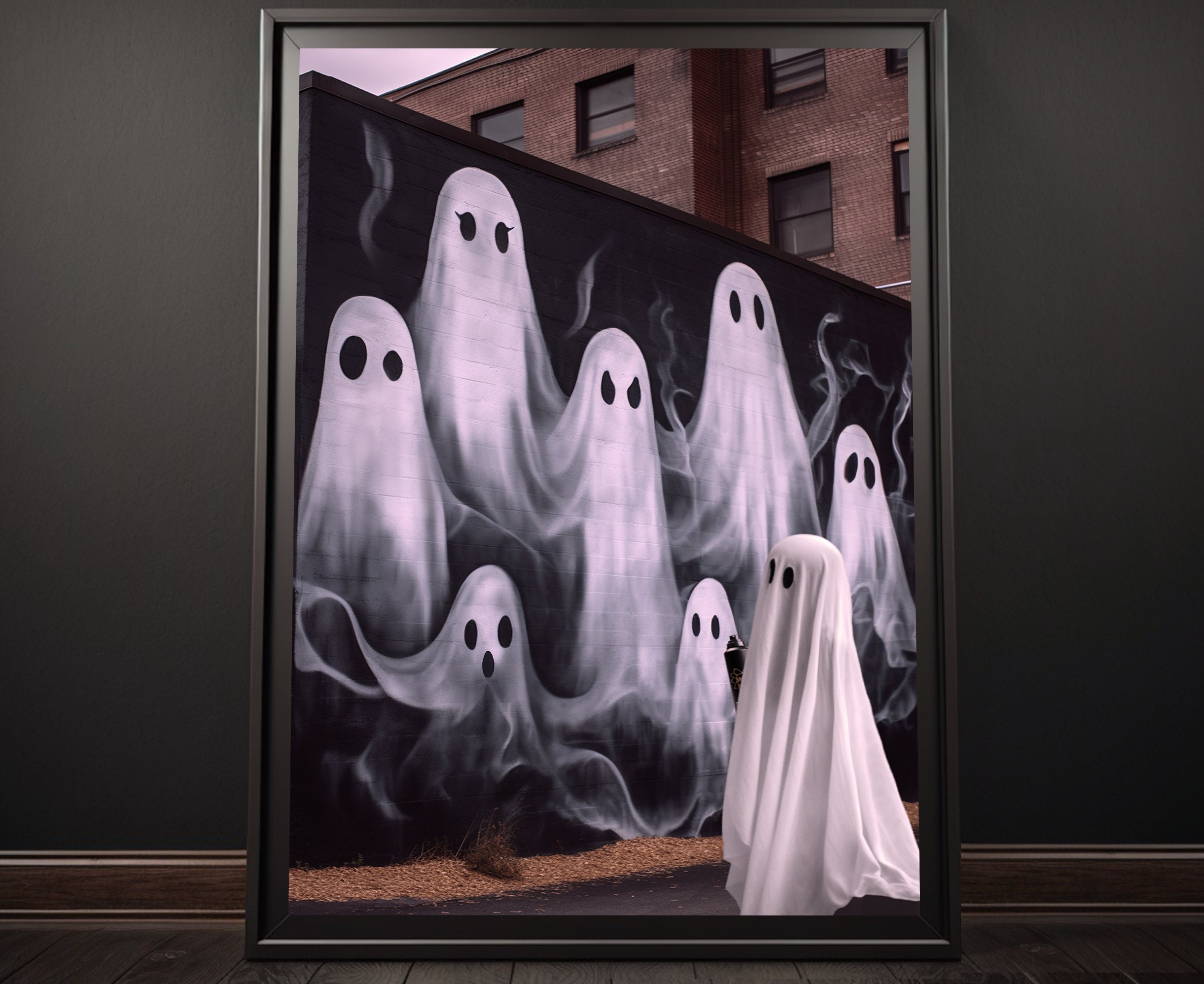 Ghost Graffiti Artist Poster, Ghost Wall Art, Ghost Home Décor, Cool ...