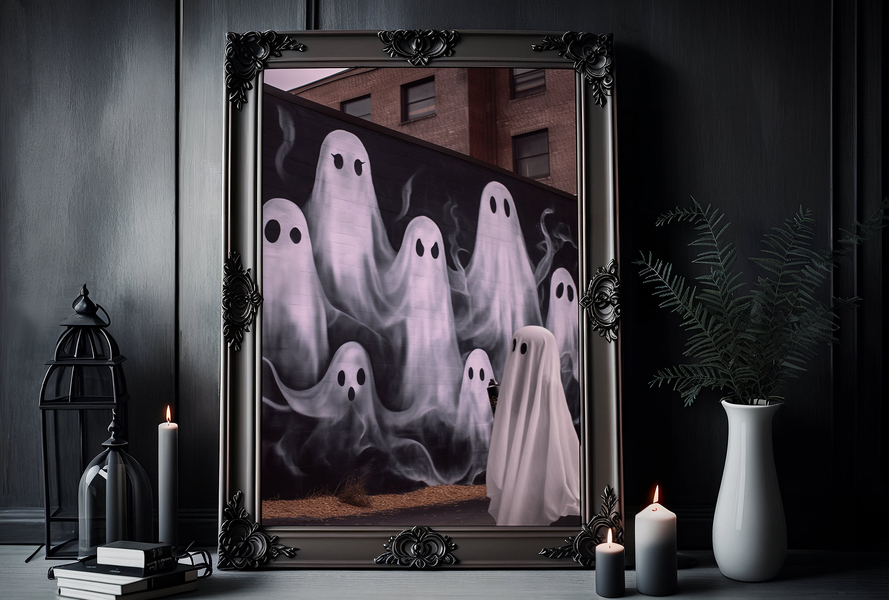 Ghost Graffiti Artist Poster, Ghost Wall Art, Ghost Home Décor, Cool ...