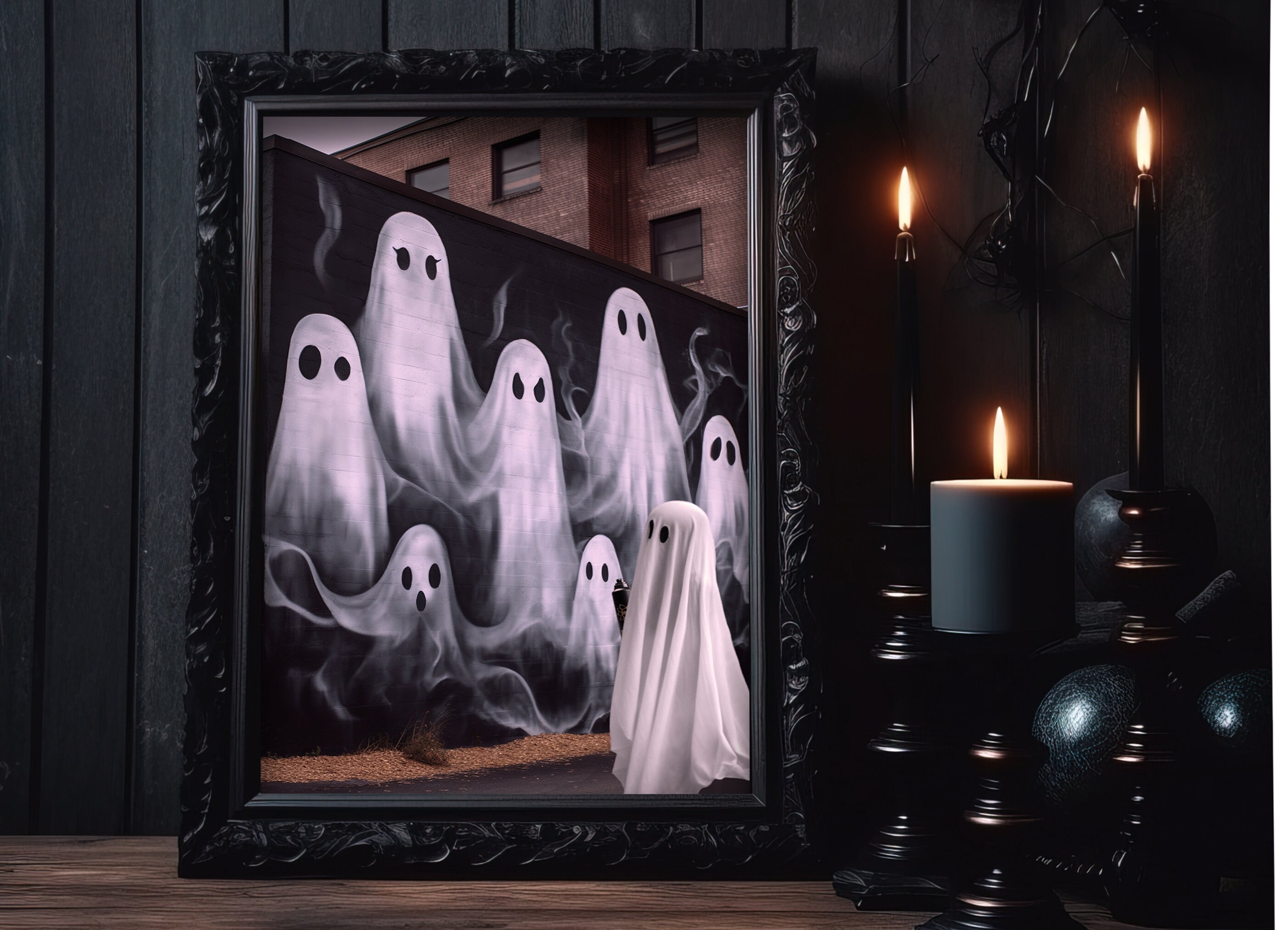 Ghost Graffiti Artist Poster, Ghost Wall Art, Ghost Home Décor, Cool ...