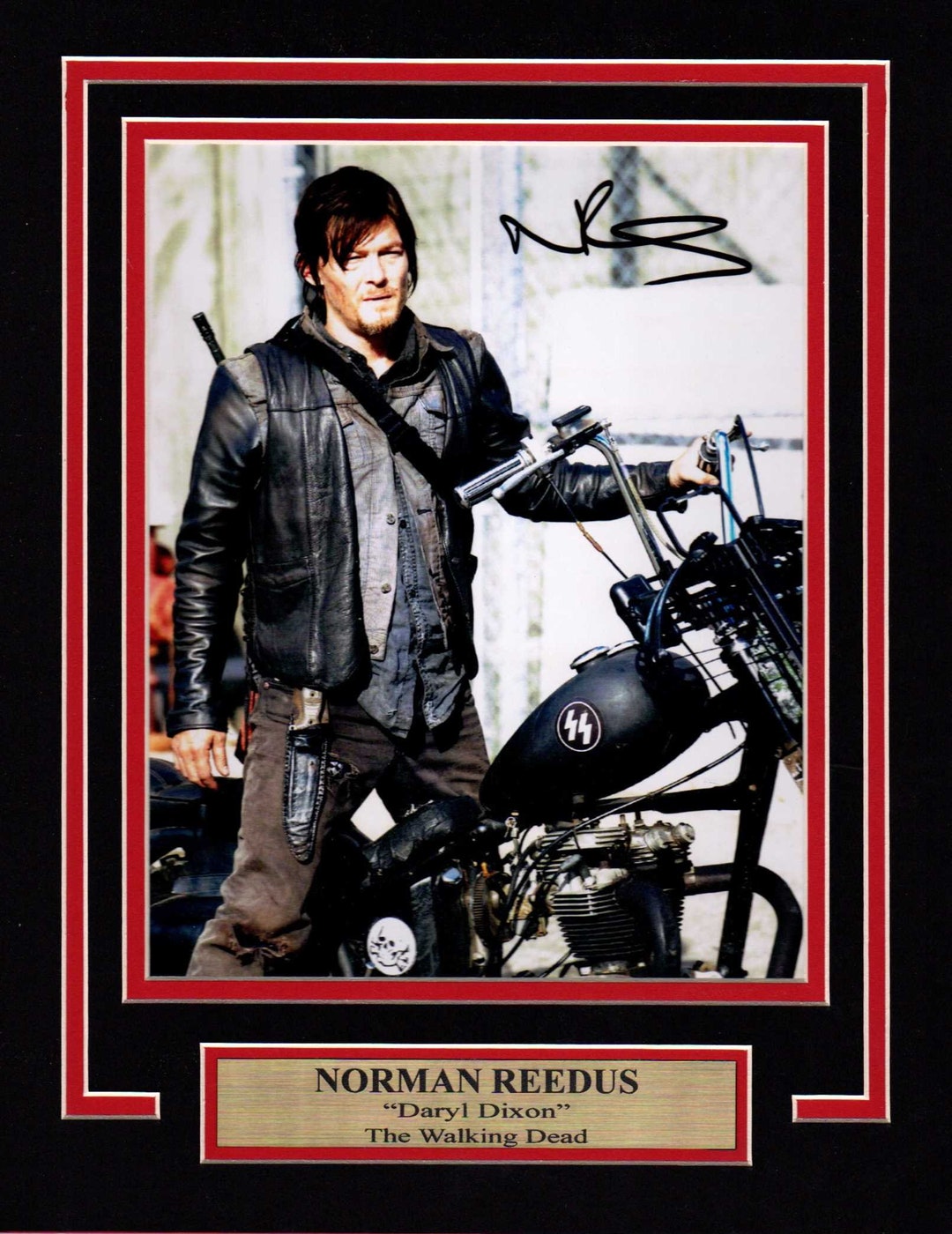 WALKING DEAD NORMAN Reedus Autograph 8X10 Photo Signed - Etsy