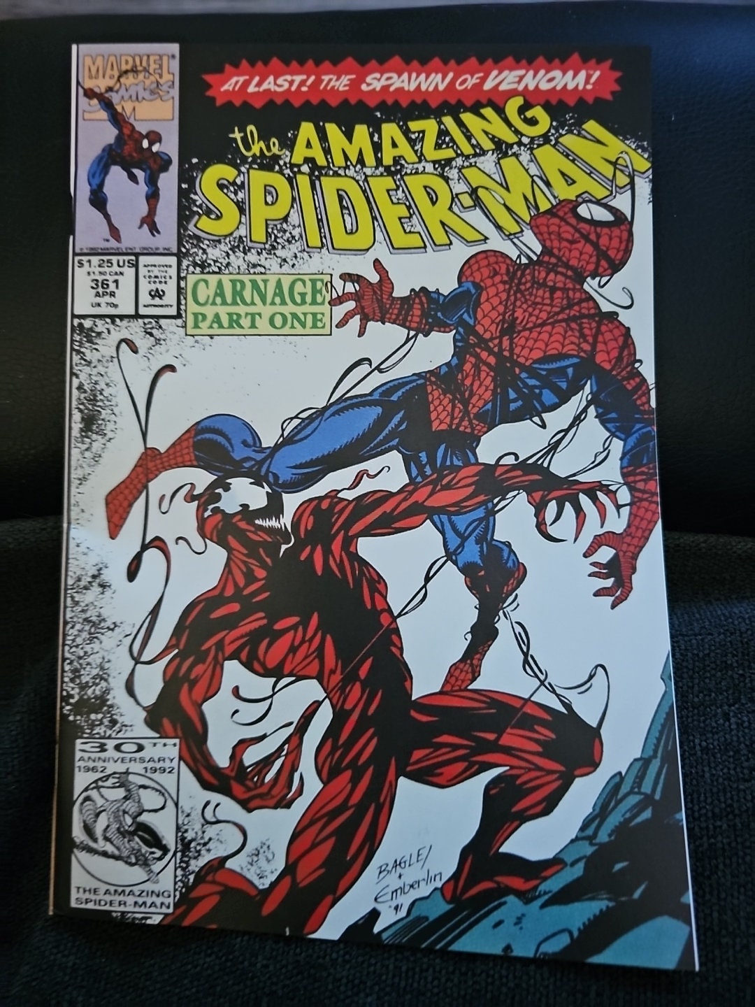 Amazing Spiderman 361 reimpresión facsímil del cómic 1st Carnage - Etsy México