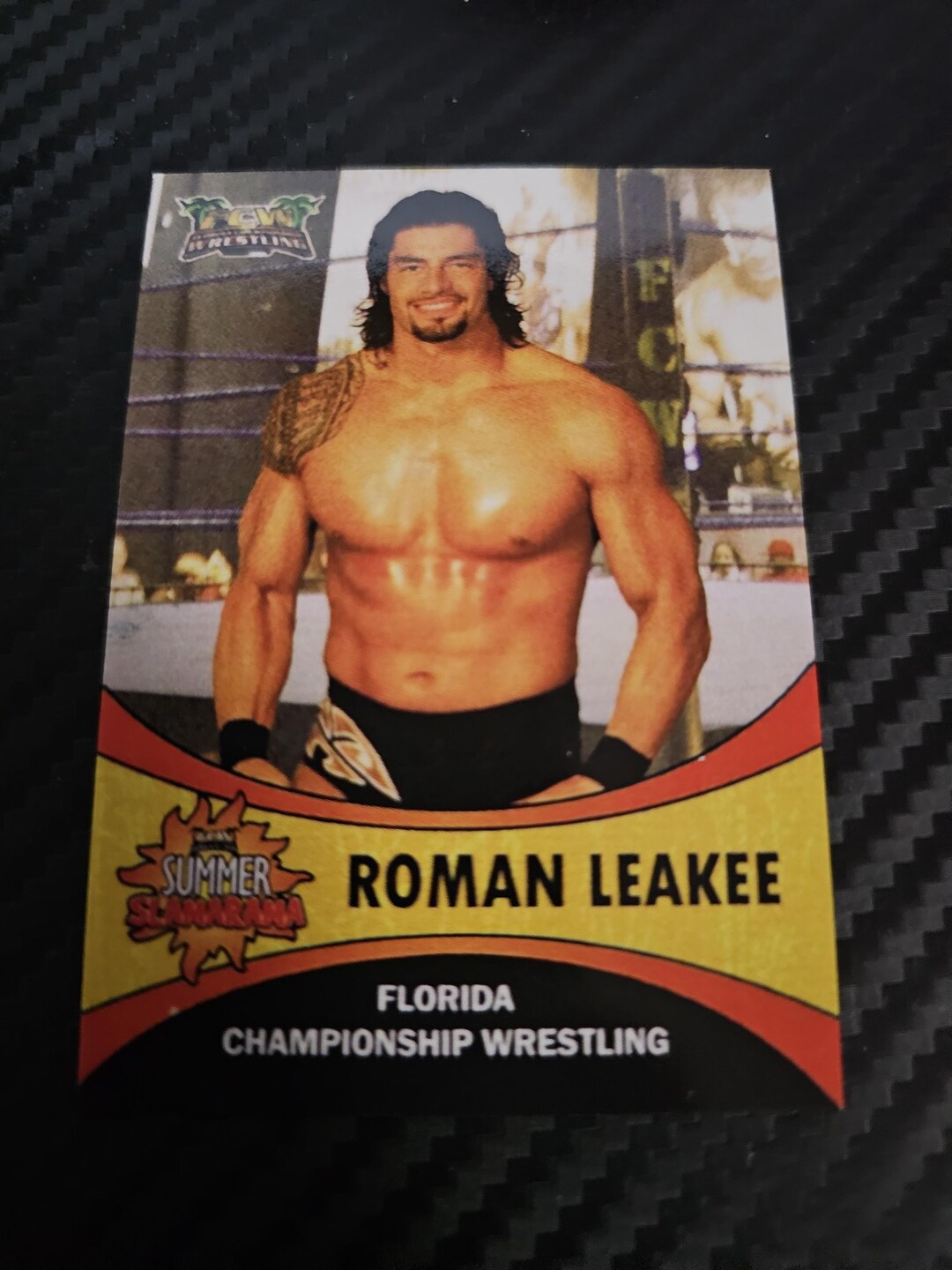 Fcw WWE Roman Reigns Leakee Slamarama Card - Etsy