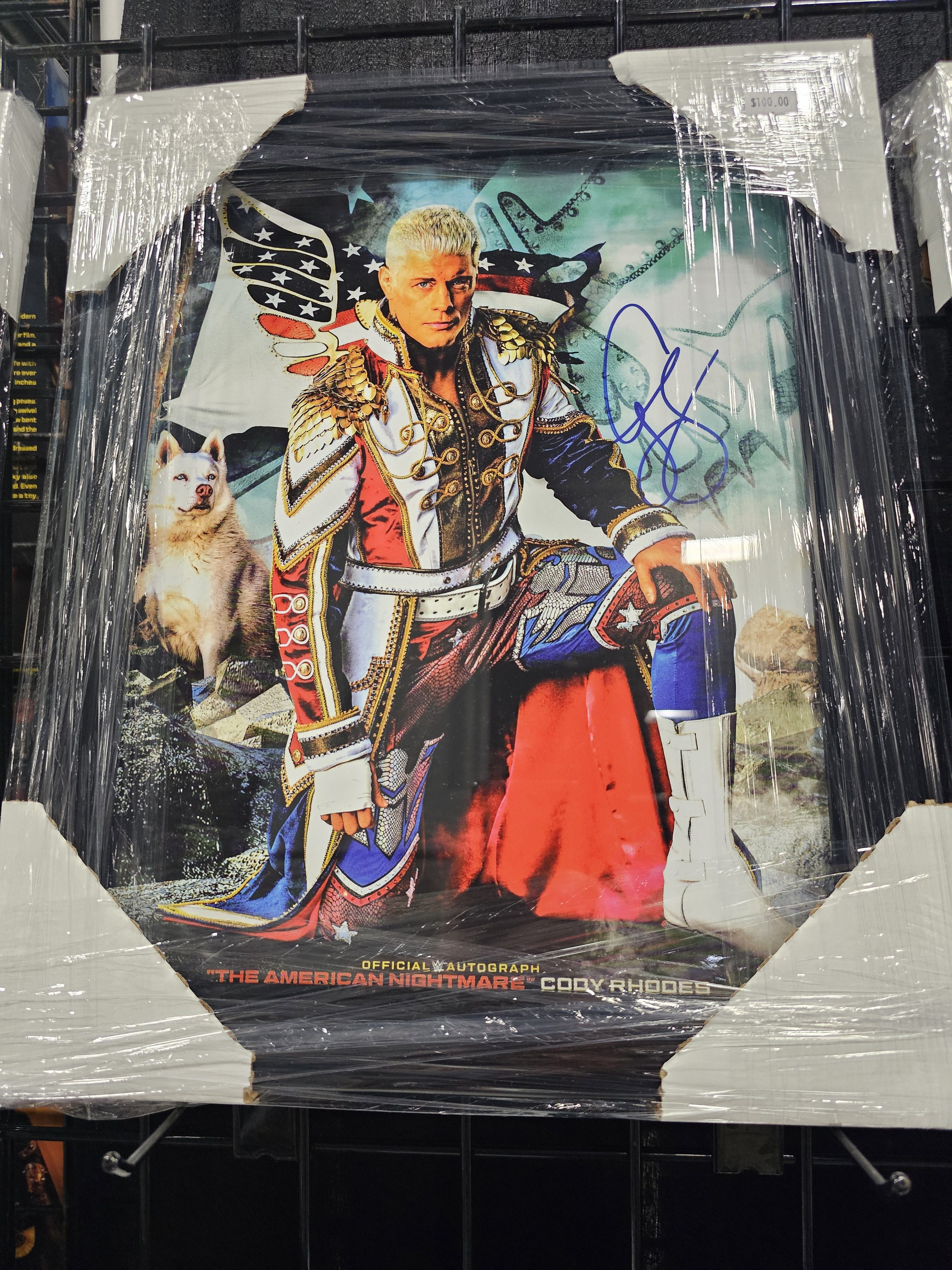 WWE American Nightmare CODY RHODES Autographed Framed Photo - Etsy