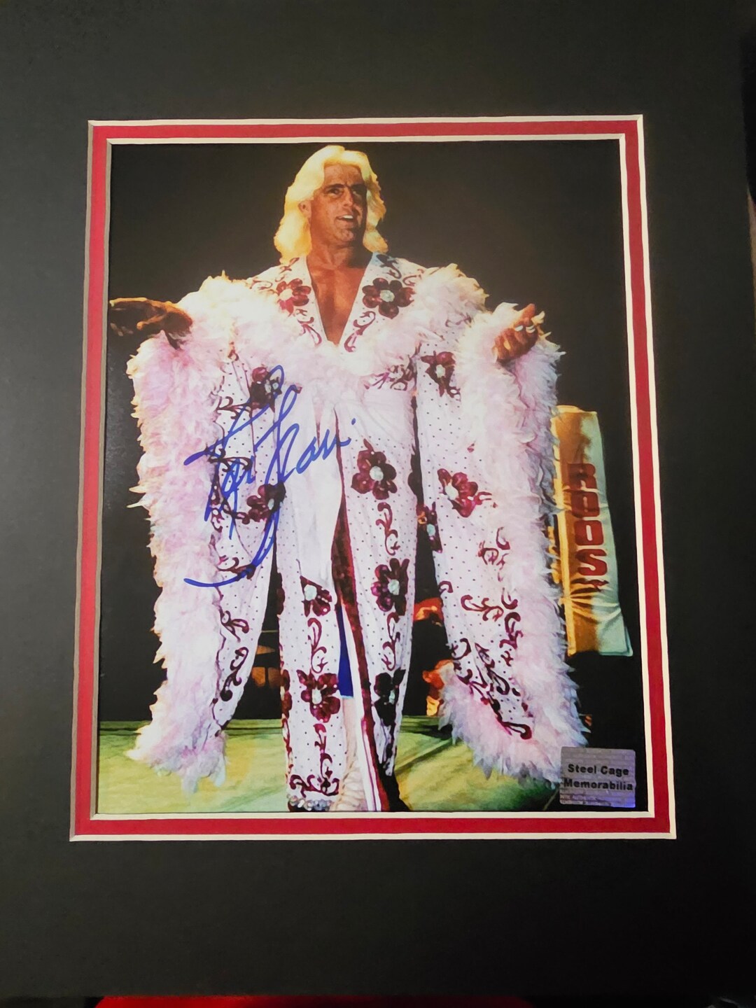 WWE Ric FLAIR Autographed Photo With Double Mat - Etsy