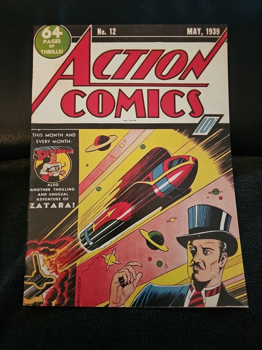 Action Comics #12 Superman Facsimile Reprint Comic Book - Etsy