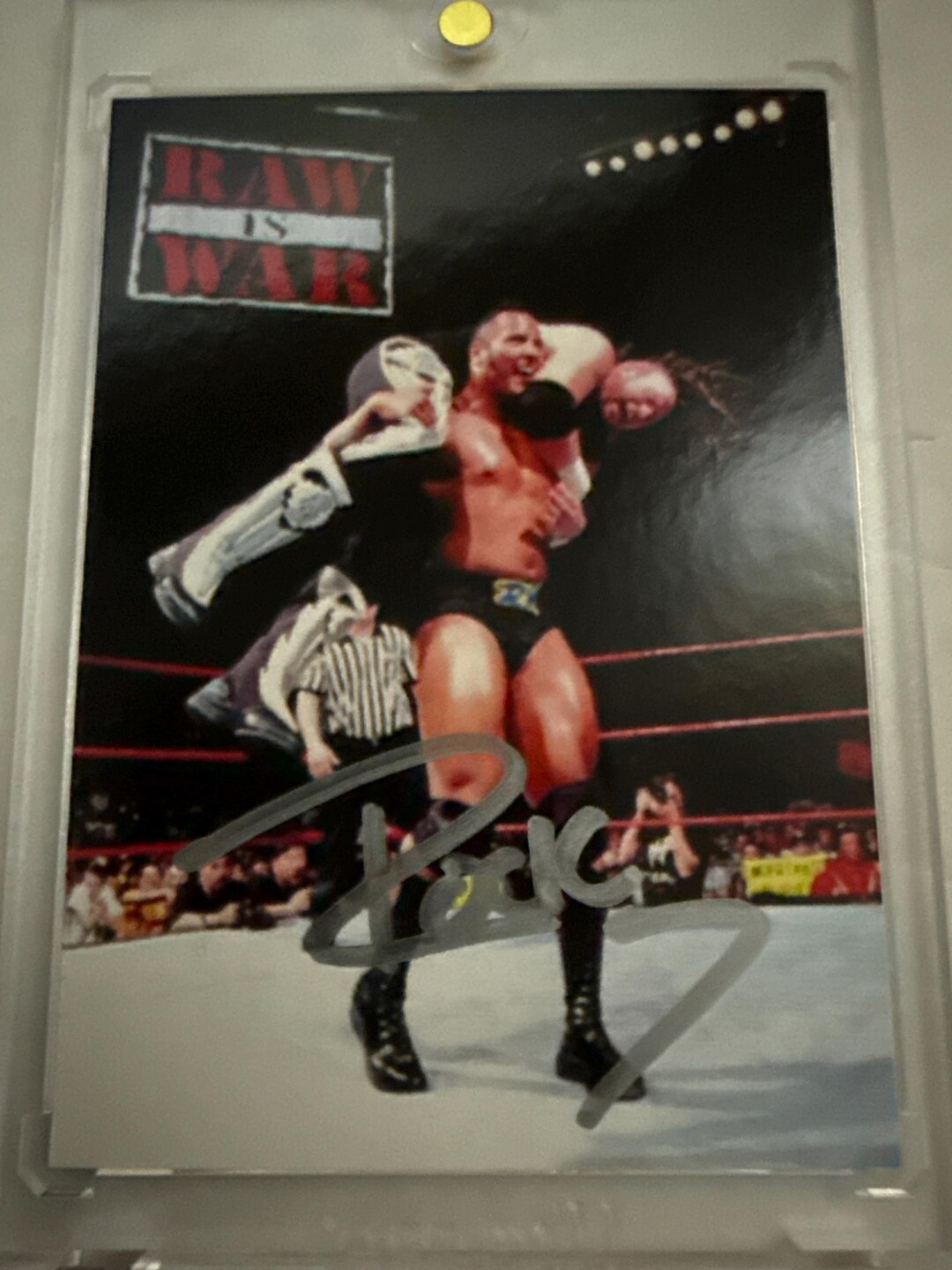 1998 Comic Images ROCK WWF Autograph Card - Etsy