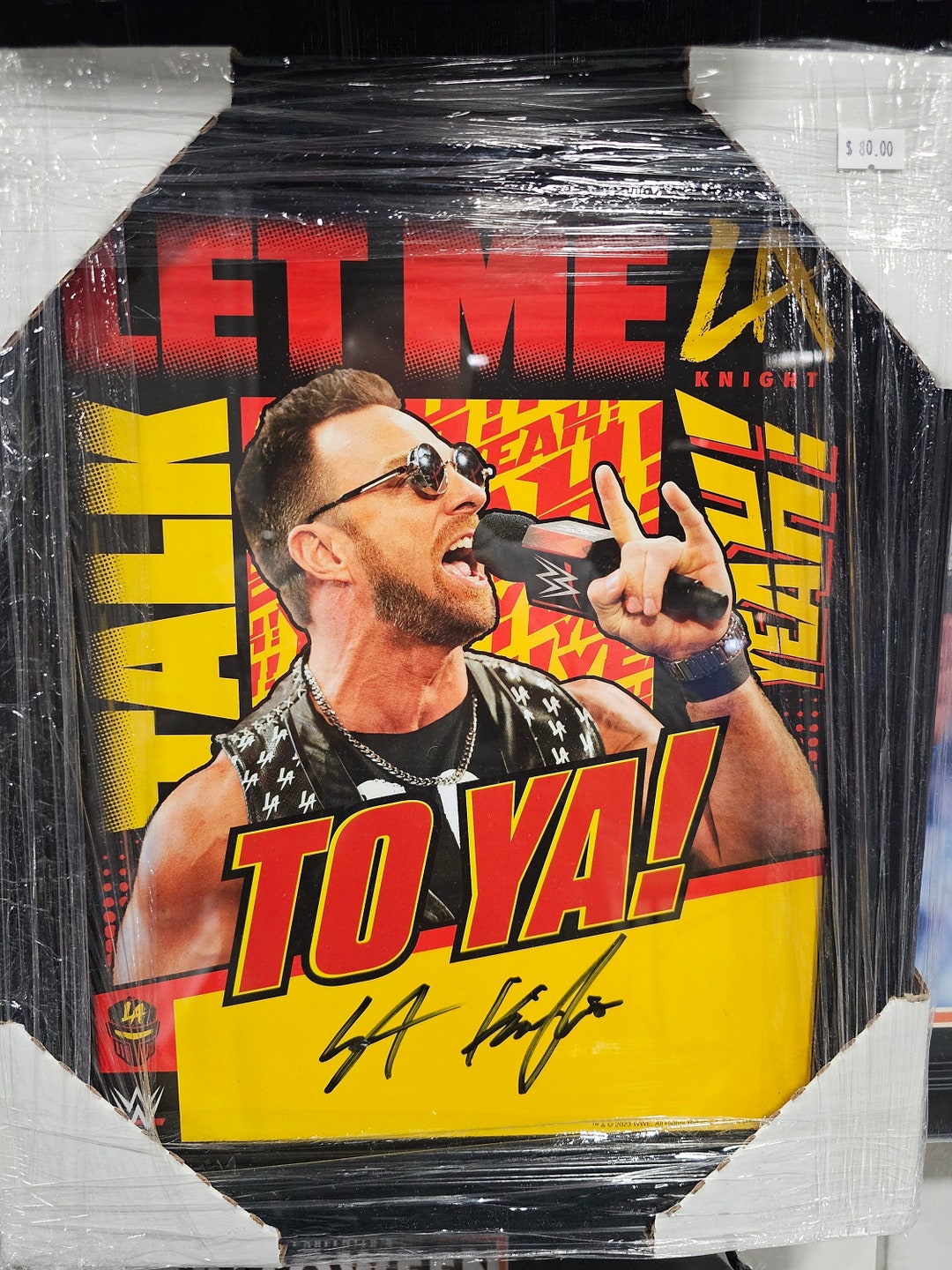 WWE LA KNIGHT Autographed Photo Signed 11X14 Framed - Etsy