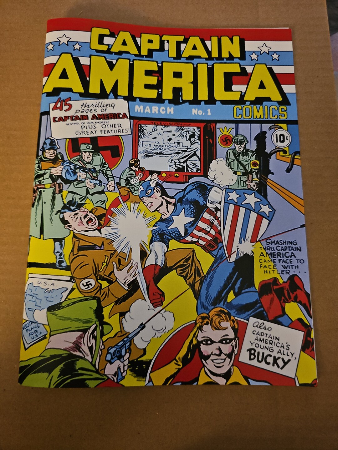CAPTAIN AMERICA COMICS #1 Facsimile Reprint Comic Book - Etsy