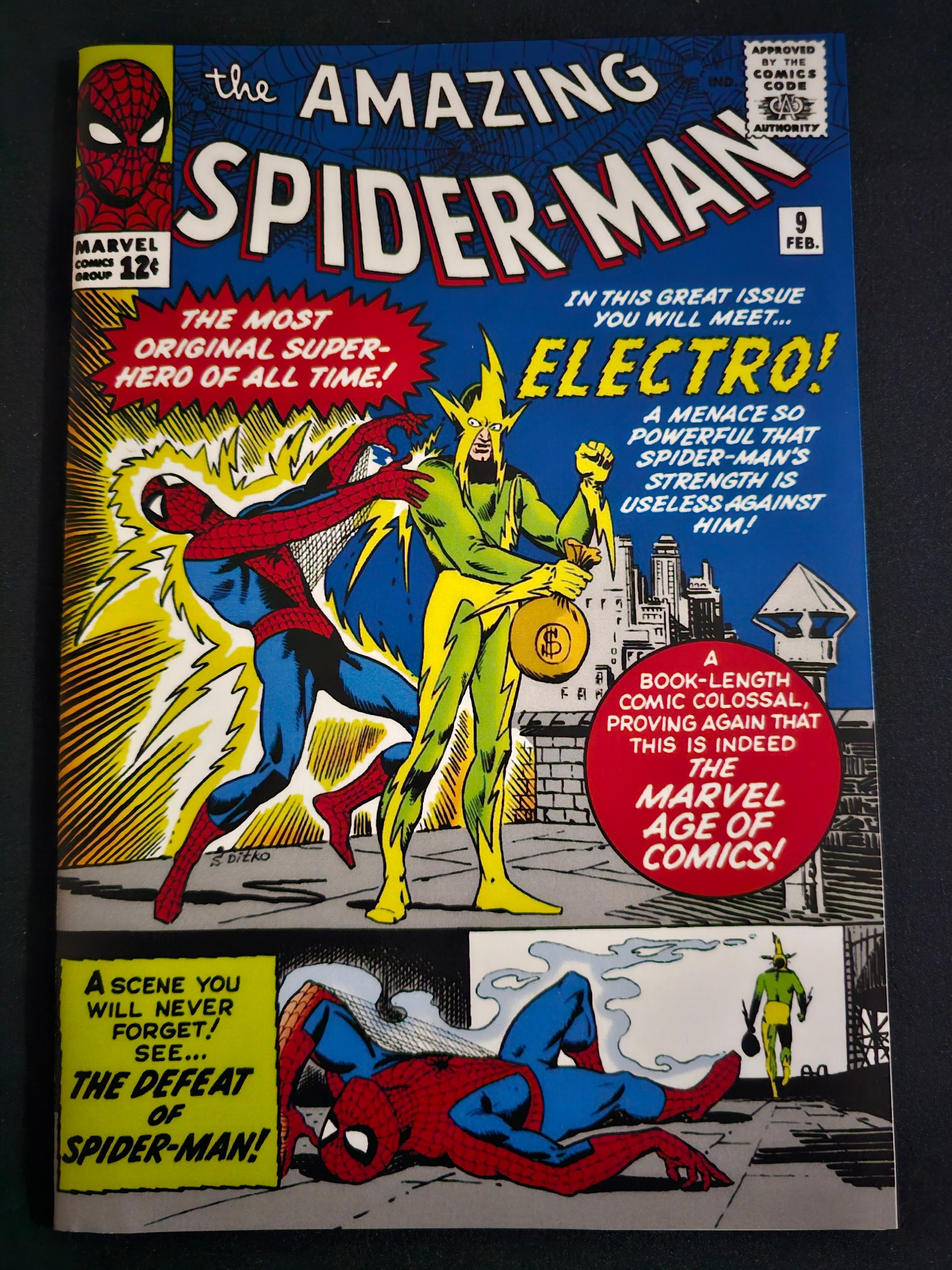 Amazing Spiderman #9 Facsimile Reprint Comic Book Electro - Etsy