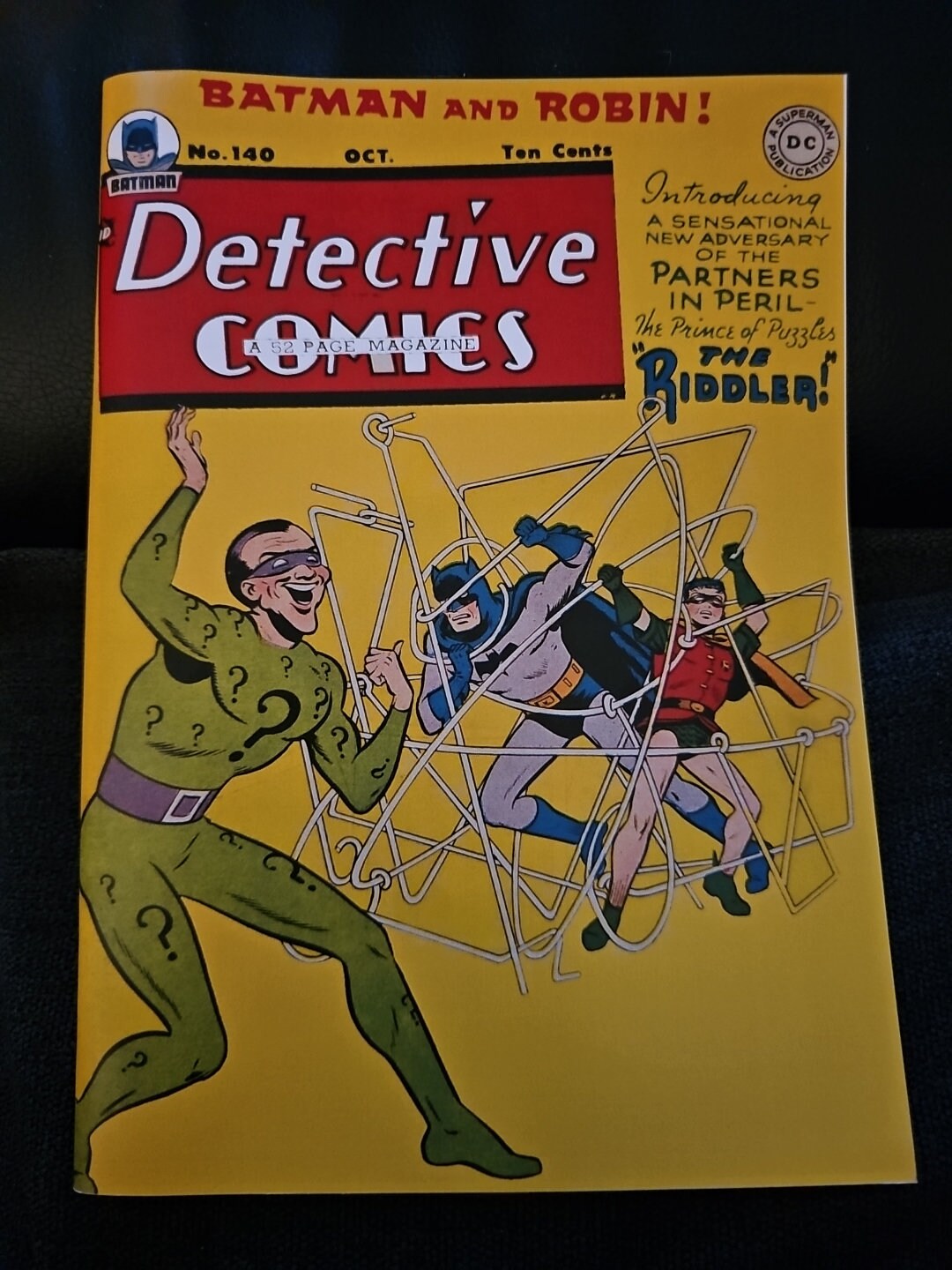 BATMAN Detective Comics 140 1st Riddler Facsimile Reprint Comic Book - Etsy