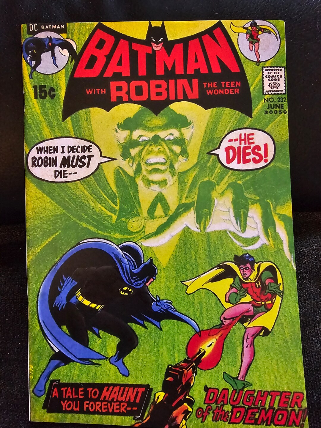 BATMAN 232 1st Ra's AL Ghul Facsimile Reprint Comic Book - Etsy