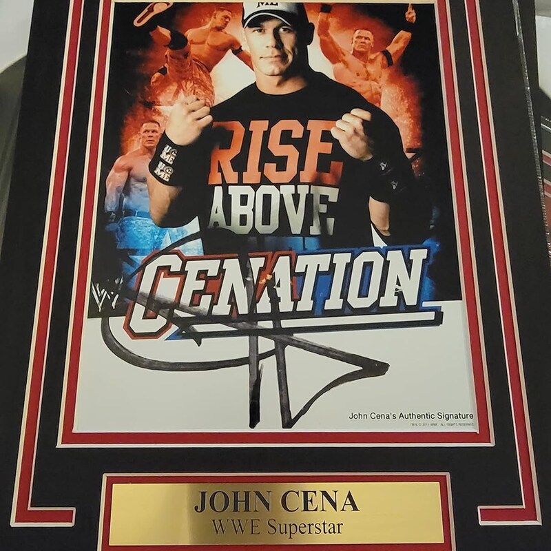 John Cena Autograph - Etsy