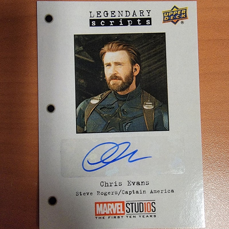 Chris Evans Autograph - Etsy