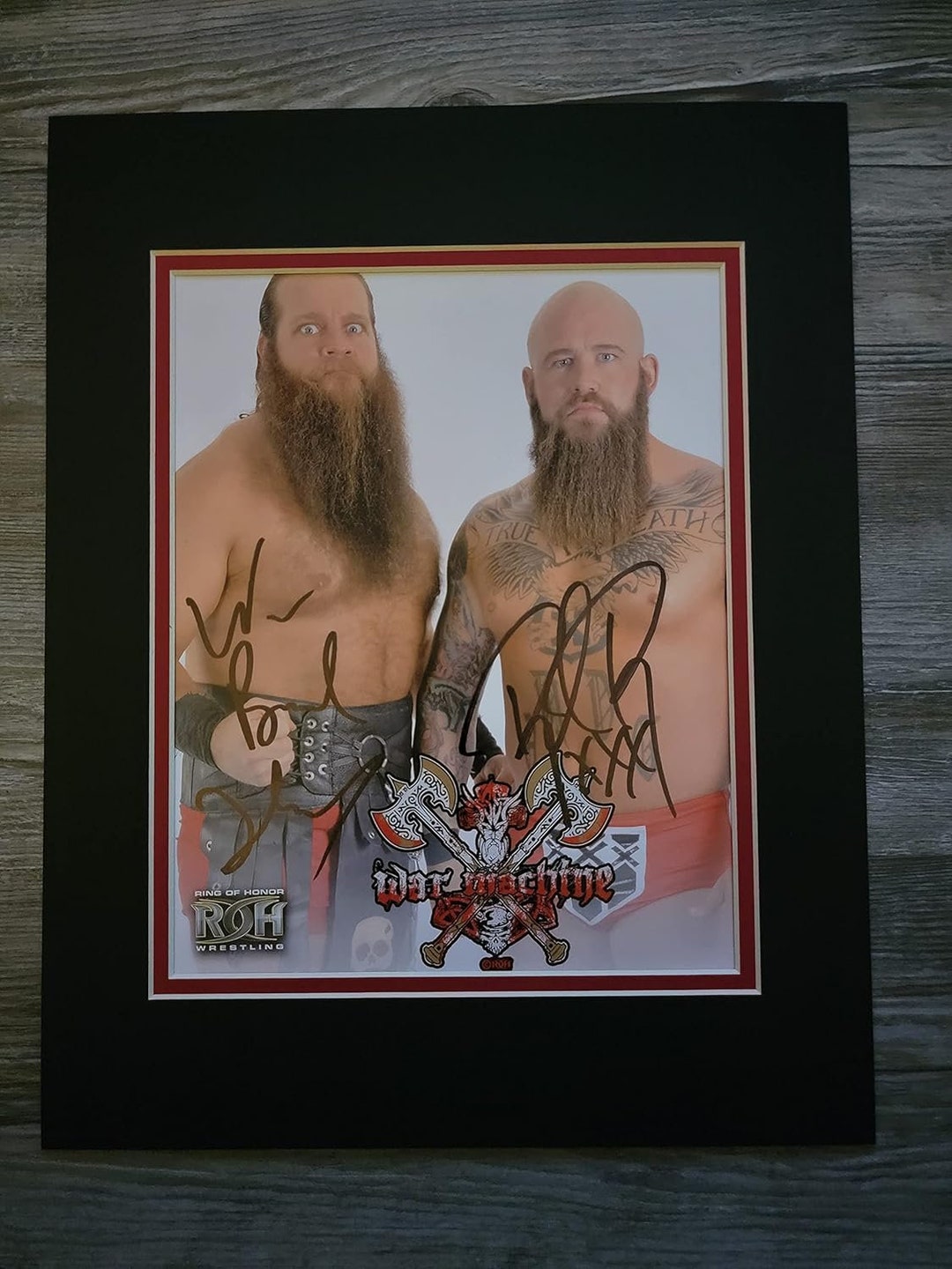 WWE NXT ROH War Machine Viking Raiders Autograph 8X10 Photo - Etsy