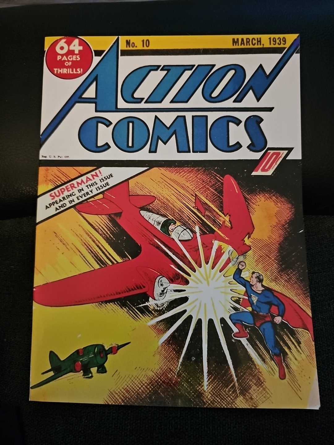 Action Comics #10 Superman Facsimile Reprint Comic Book - Etsy